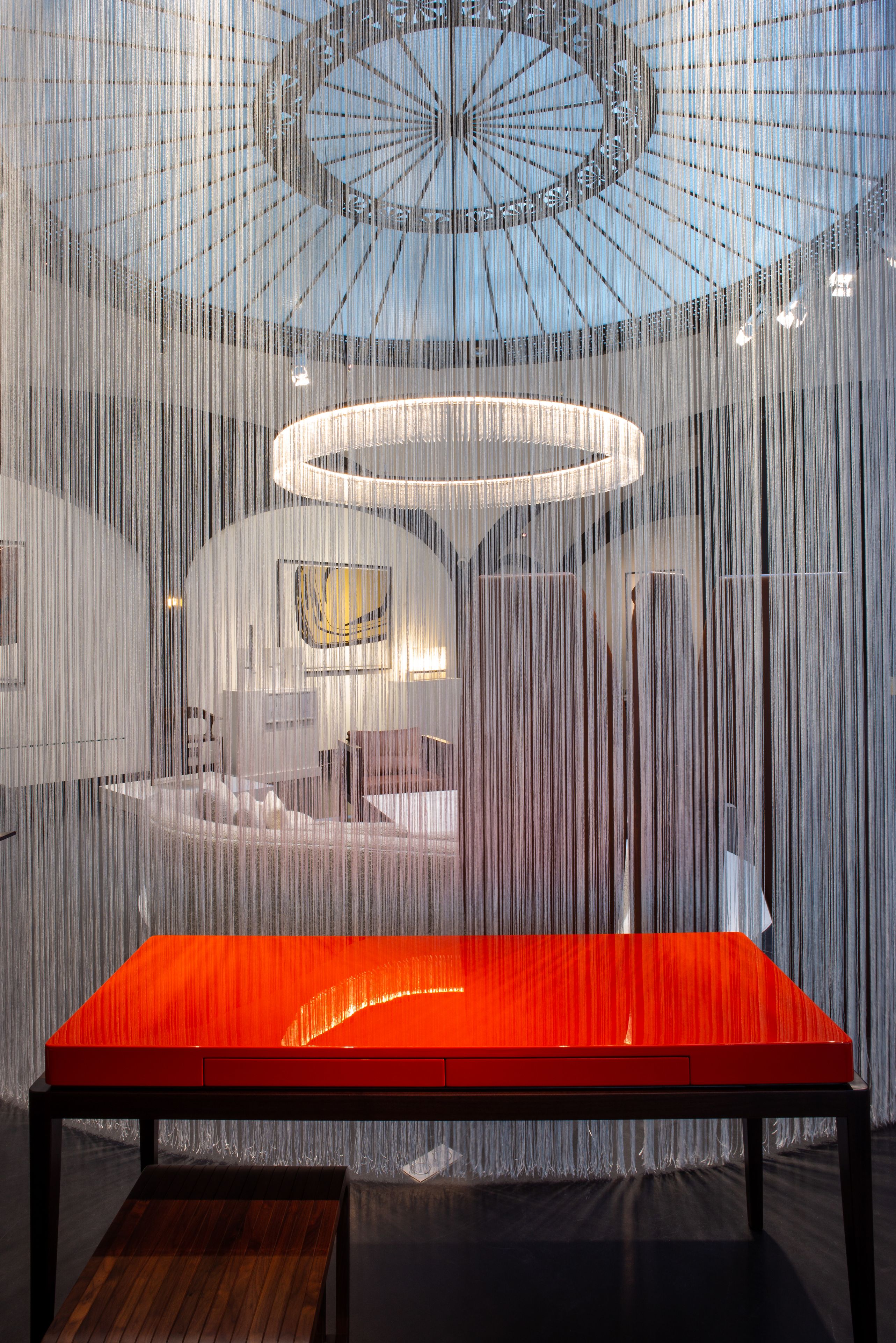 Lacquered writing desk with drawers TARA By REDA AMALOU DESIGN design ...