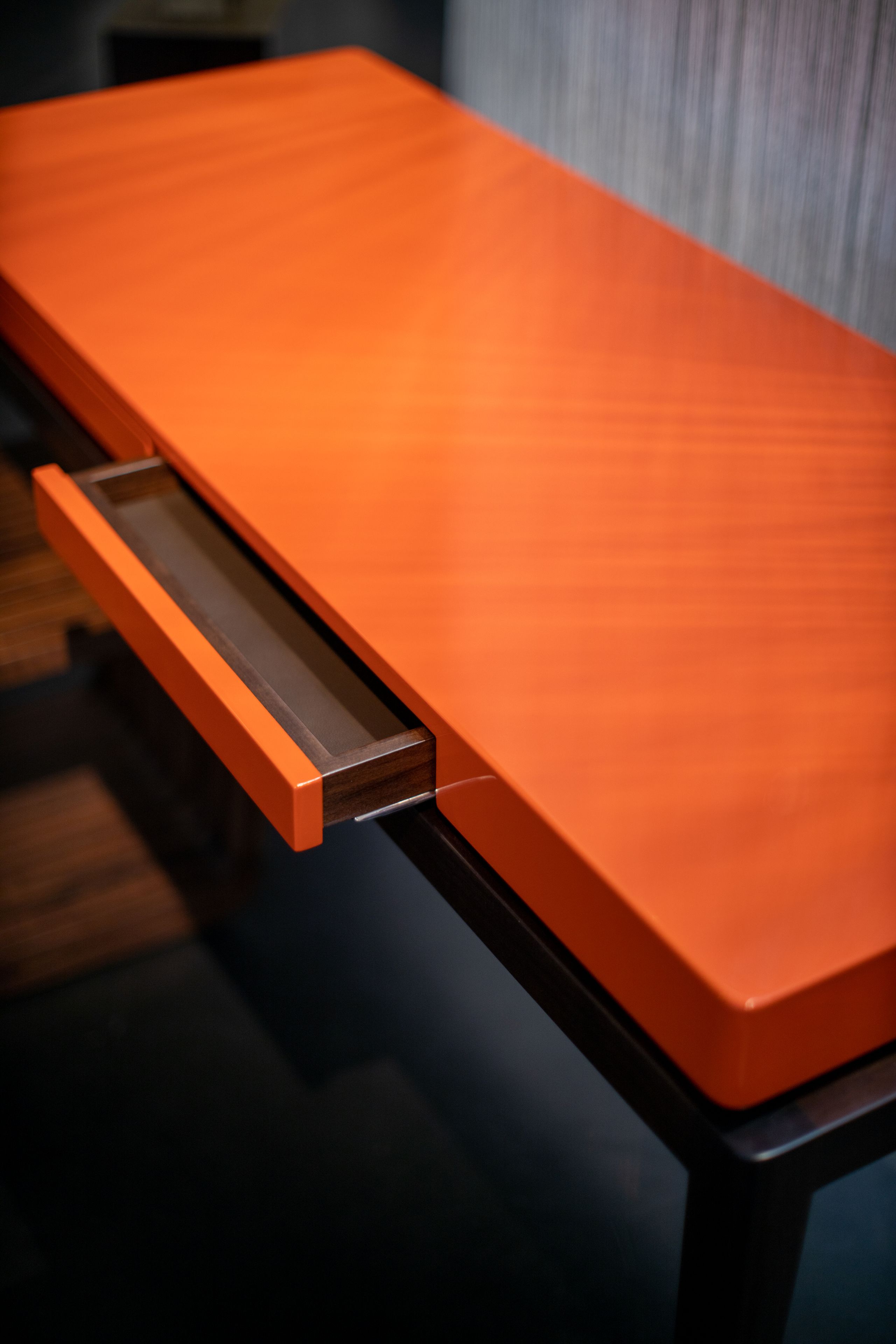 Lacquered writing desk with drawers TARA By REDA AMALOU DESIGN design ...
