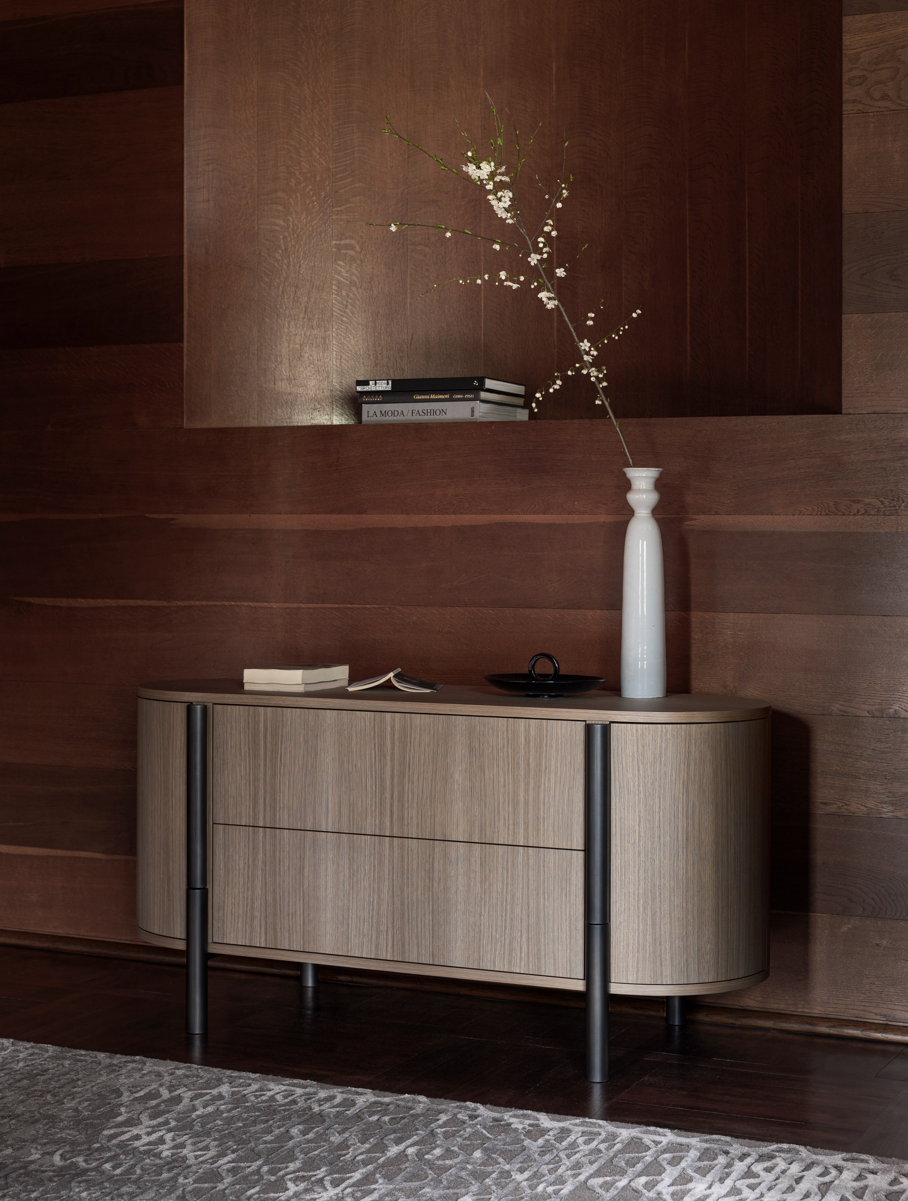 TARANTINO Oak chest of drawers By GHIDINI1961 | design Lorenza Bozzoli