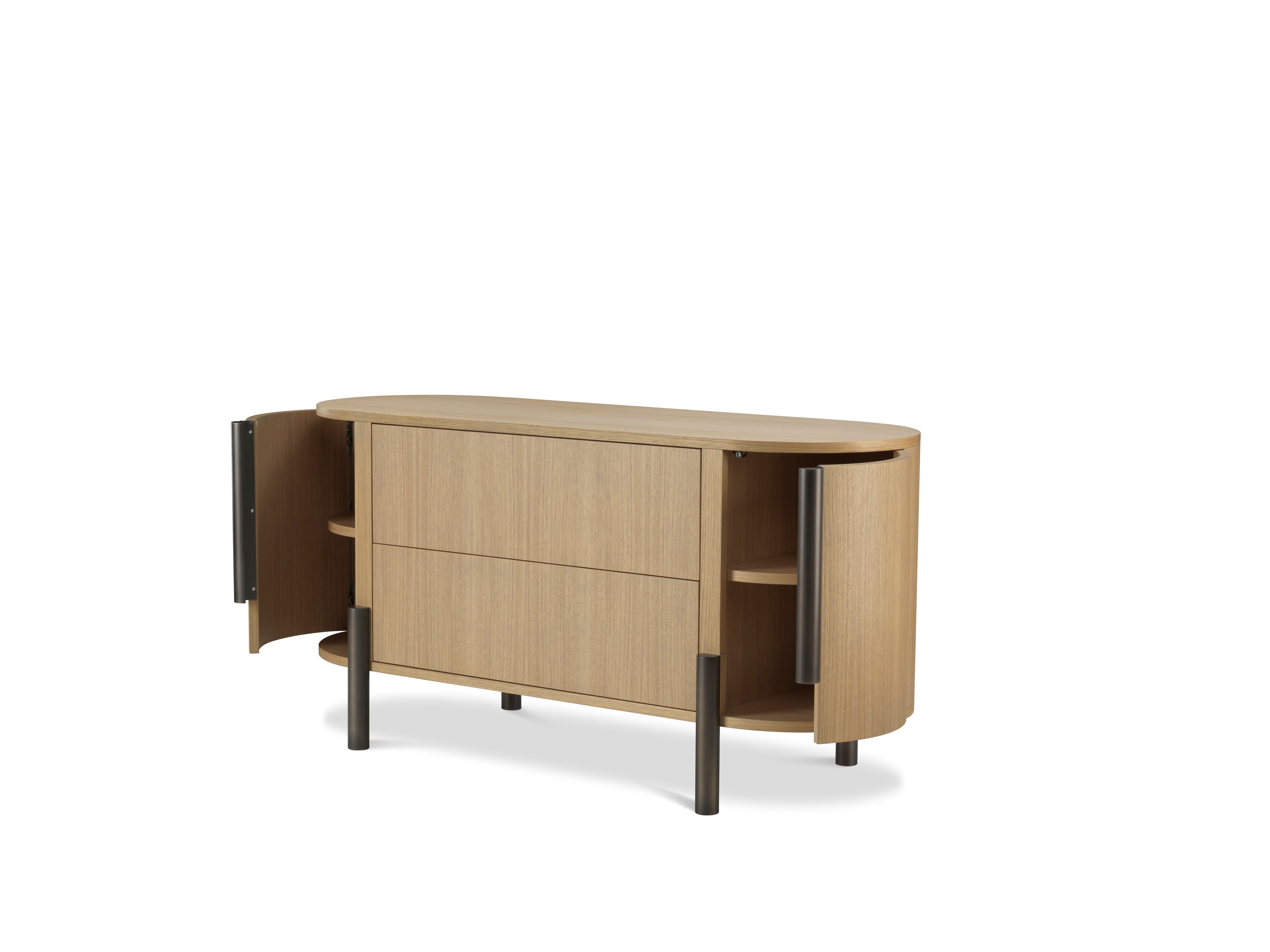 TARANTINO Oak chest of drawers By GHIDINI1961 | design Lorenza Bozzoli