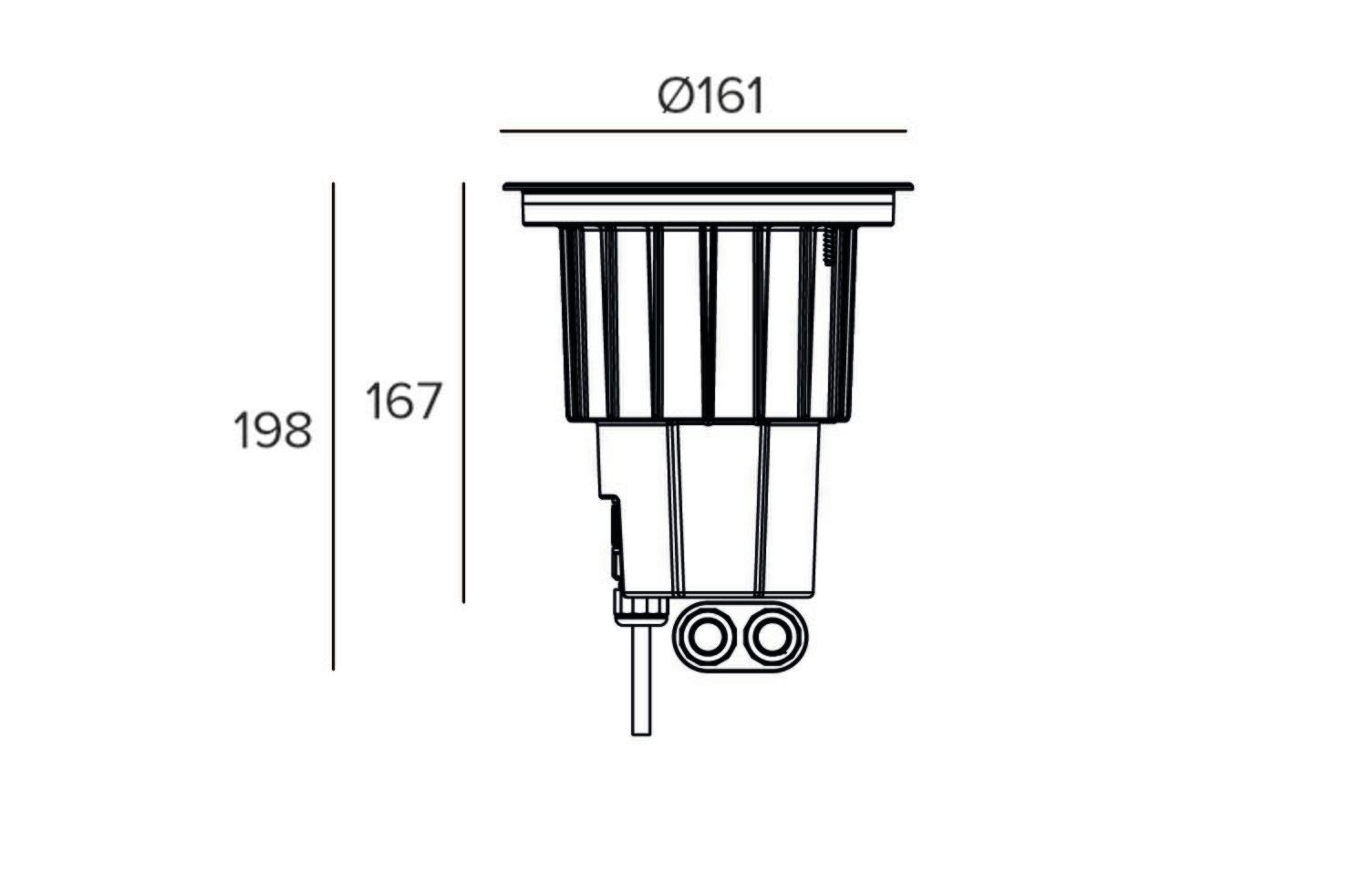 KEPLERO MINI WALL WASHER Outdoor floodlight By TARGETTI