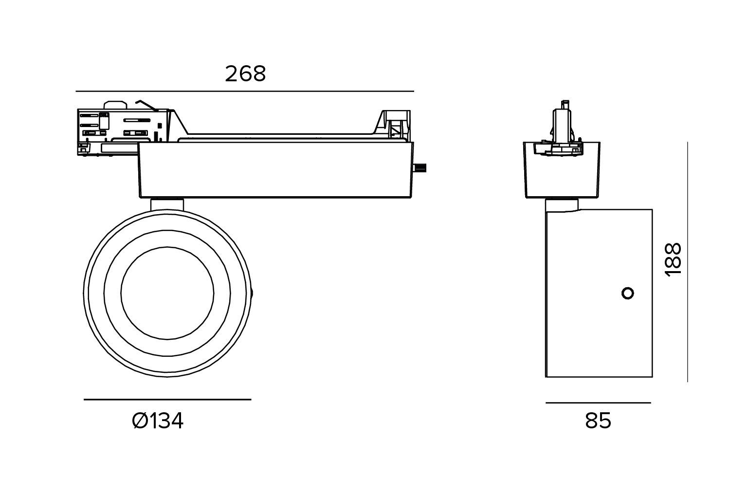 ZENO MEDIUM Illuminazione a binario By TARGETTI