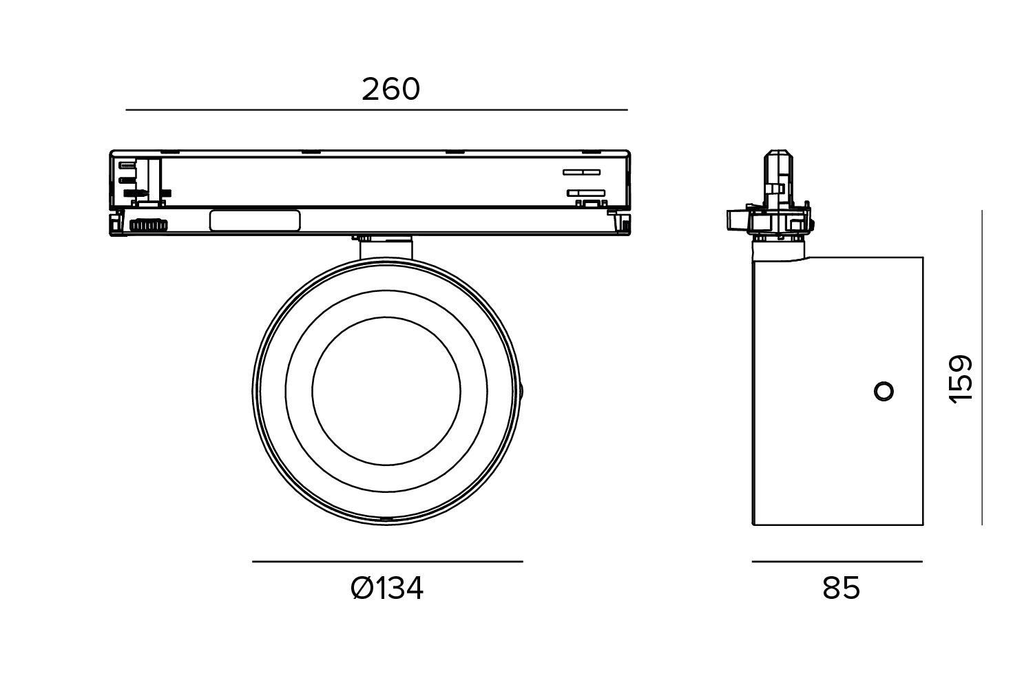 ZENO MEDIUM Track-Light By TARGETTI