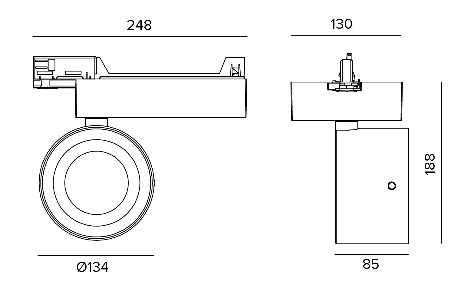 ZENO MEDIUM Illuminazione a binario By TARGETTI