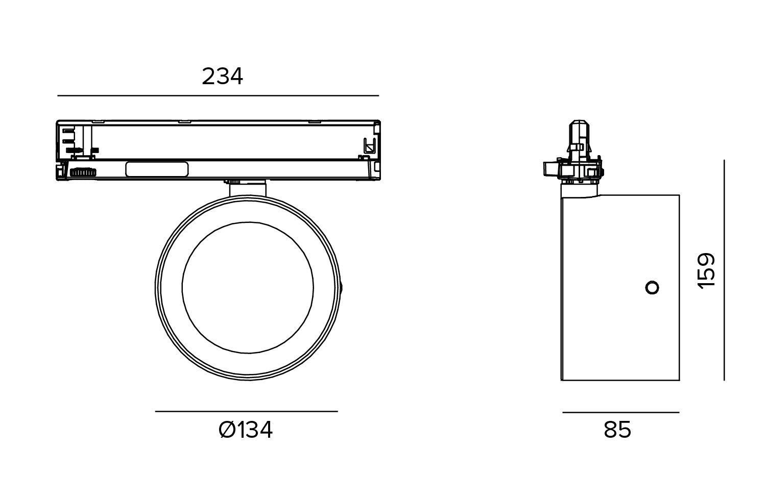 ZENO MEDIUM Track-Light By TARGETTI