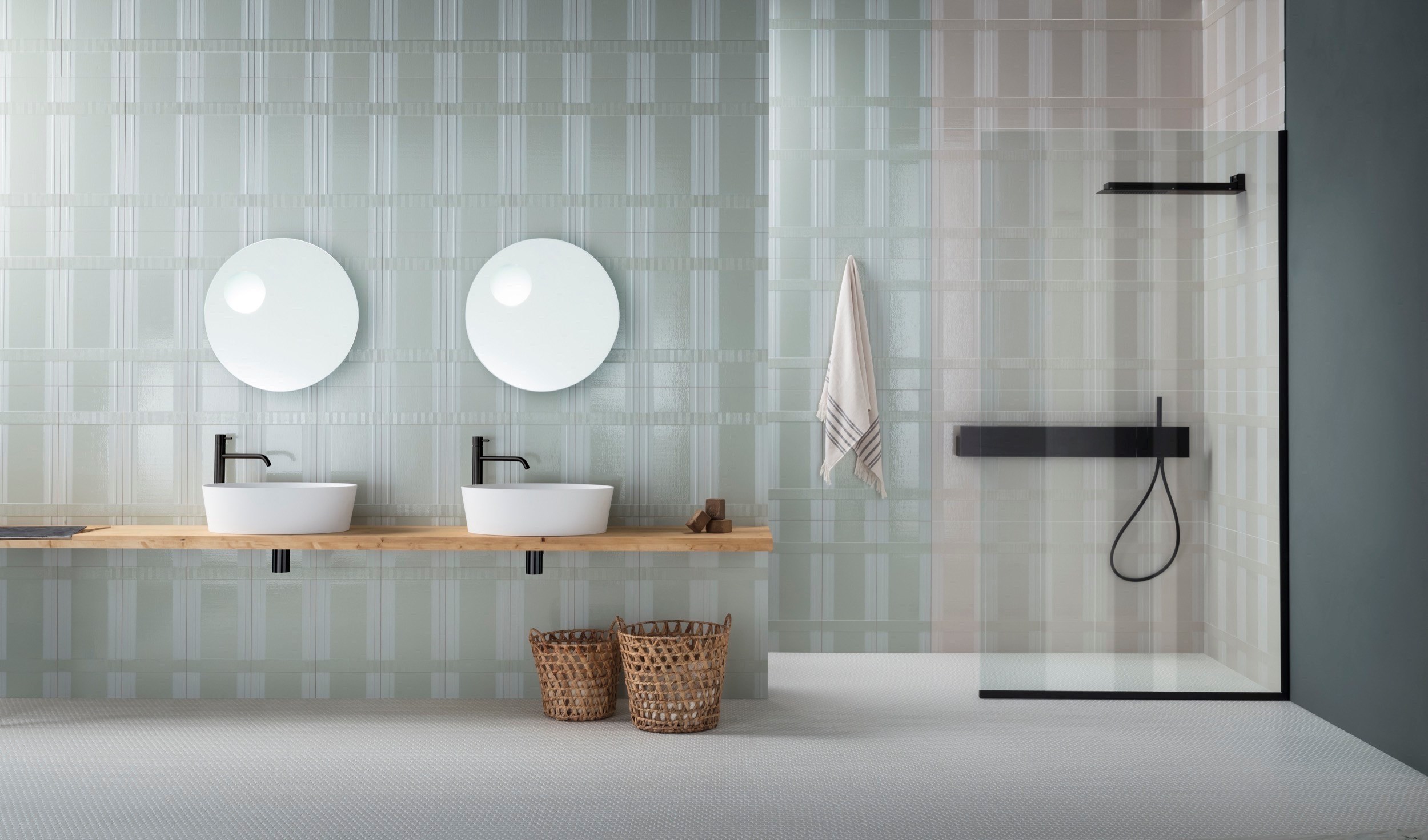 Glazed porcelain stoneware wall tiles TARTAN By DECORATORI BASSANESI ...