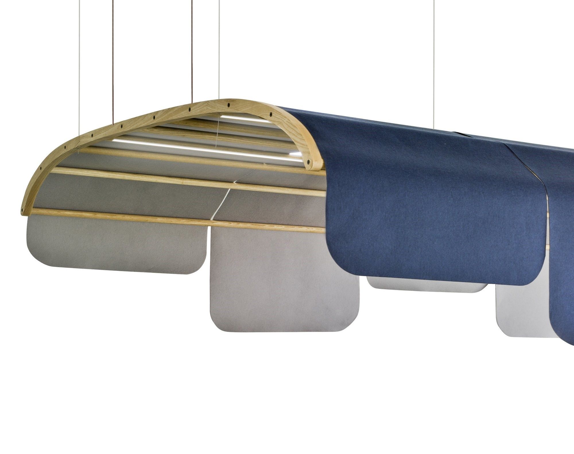 TARTANA | Hanging acoustic panel with Integrated Lighting By Sancal ...
