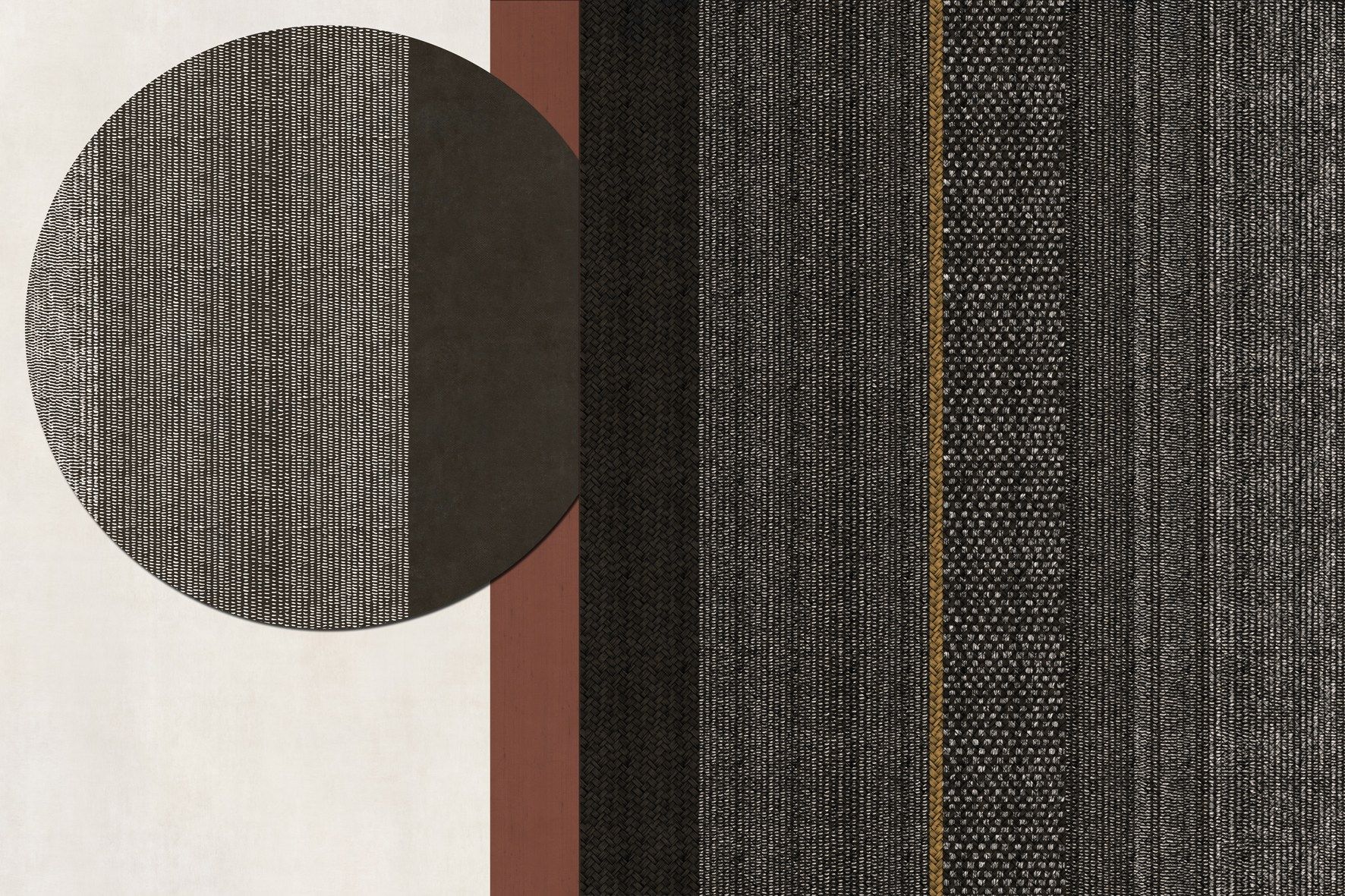 Geometric wallpaper TATAMI Fusuma Collection By GLAMORA