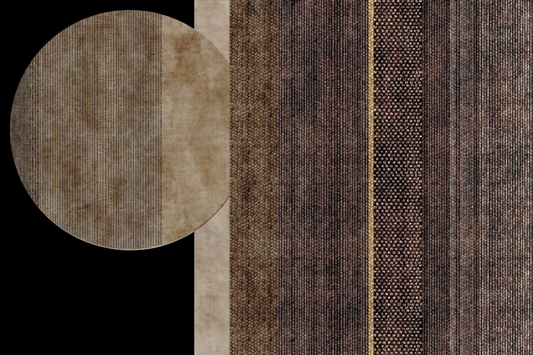 Geometric wallpaper TATAMI Fusuma Collection By GLAMORA