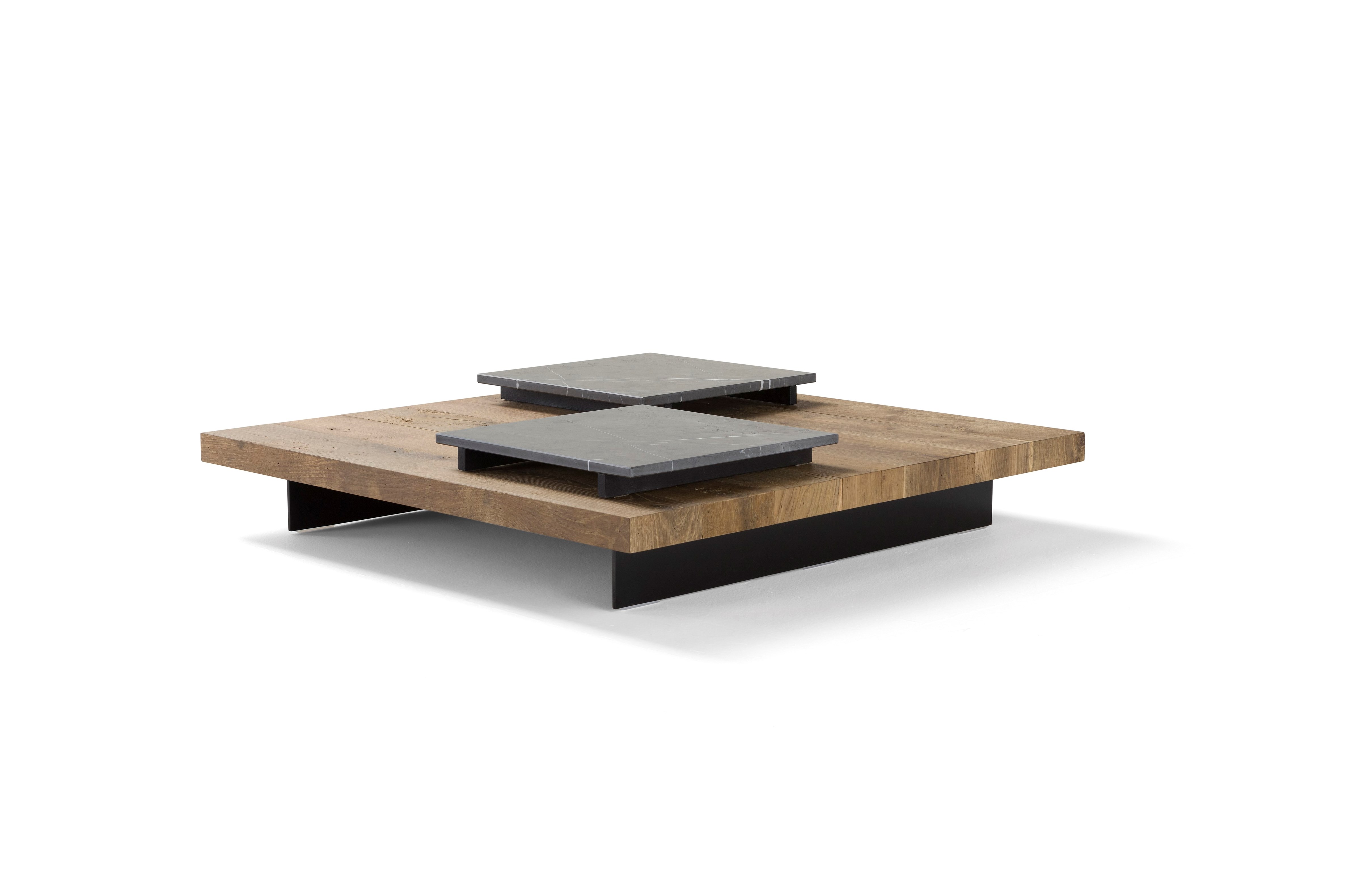 TAU Square wooden coffee table By AMURA | design Emanuel Gargano
