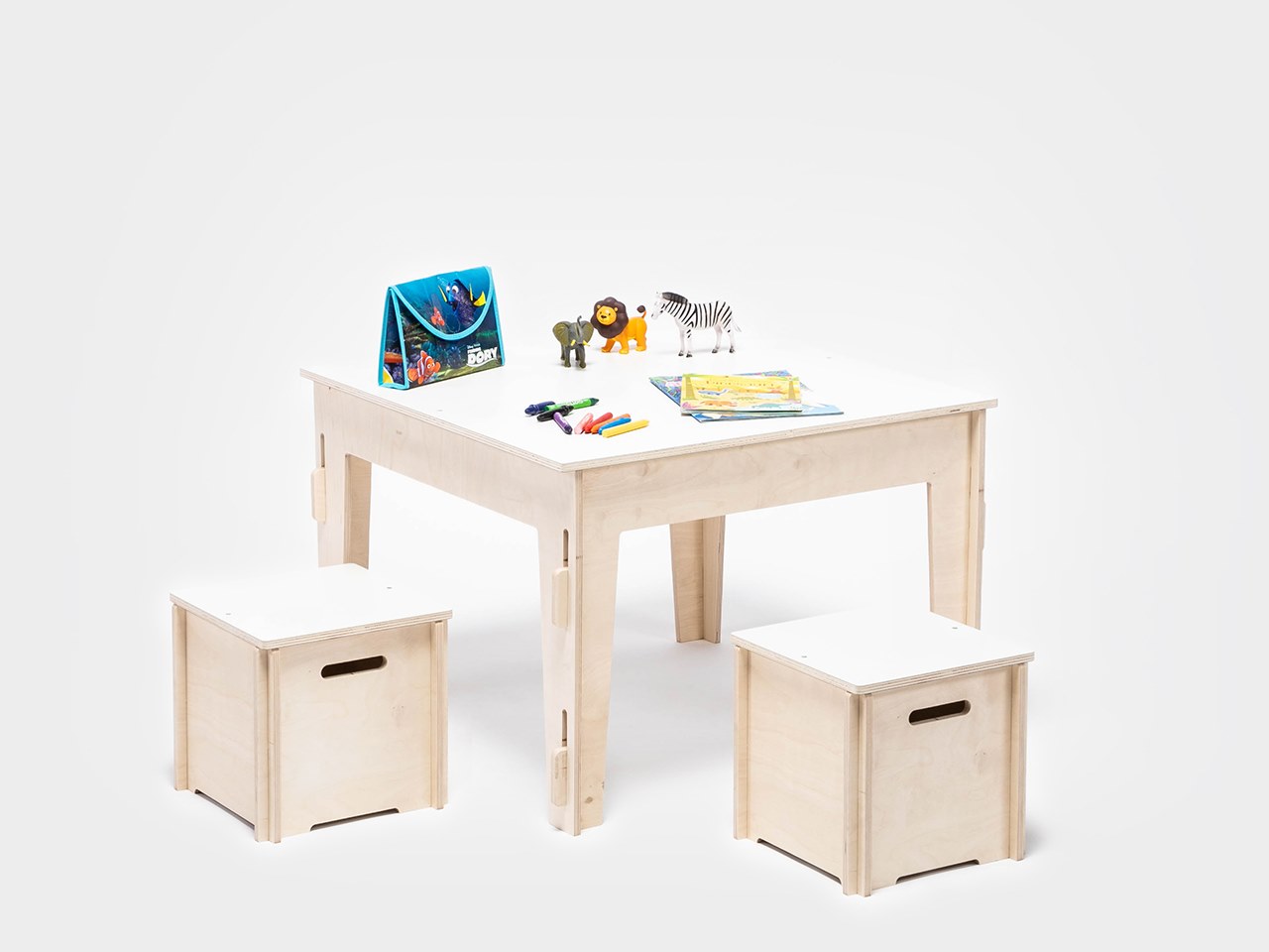 SQUARE TABLE ForKids Collection By PlayWood