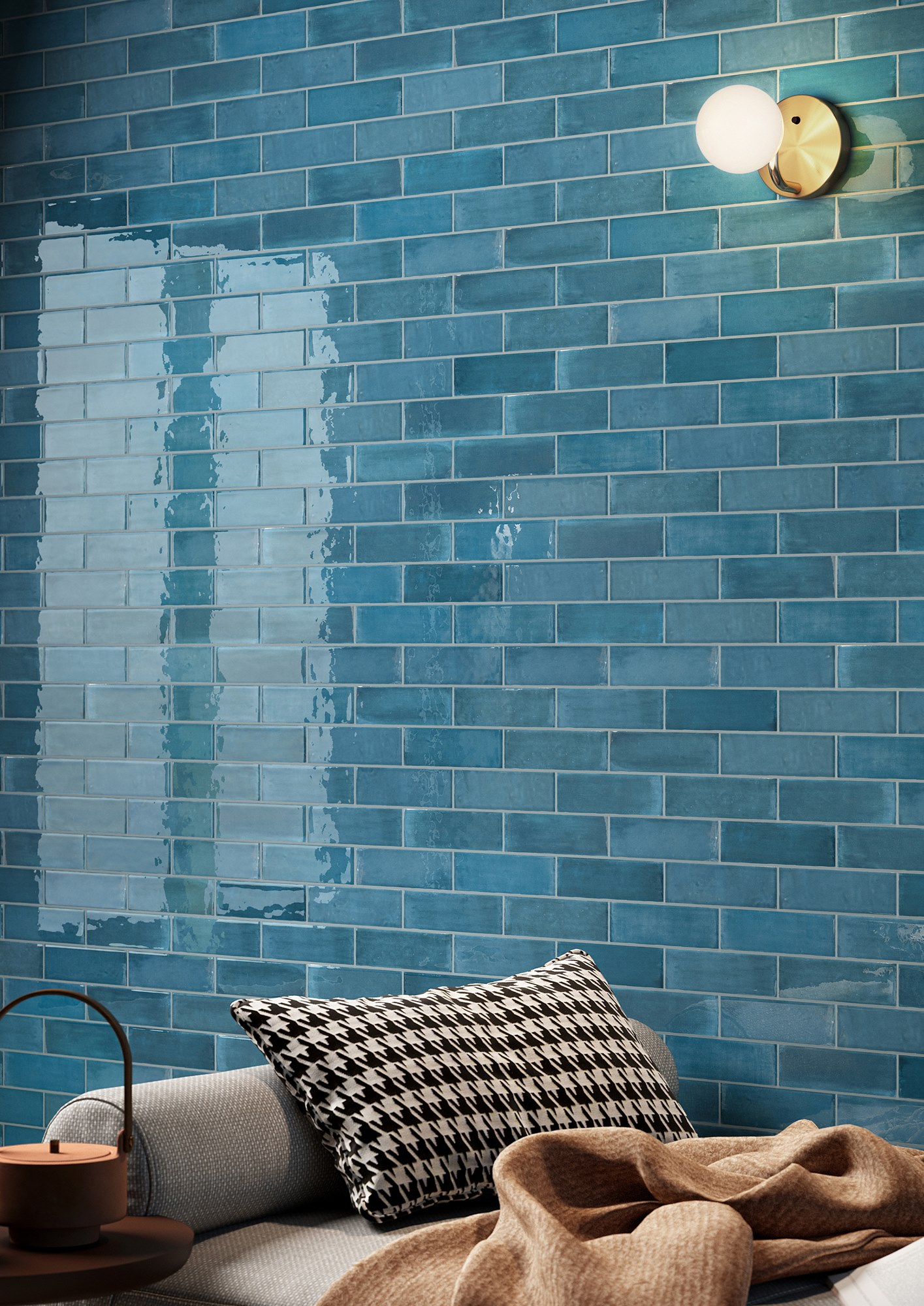 TBRICK Indoor porcelain stoneware wall tiles By Sartoria