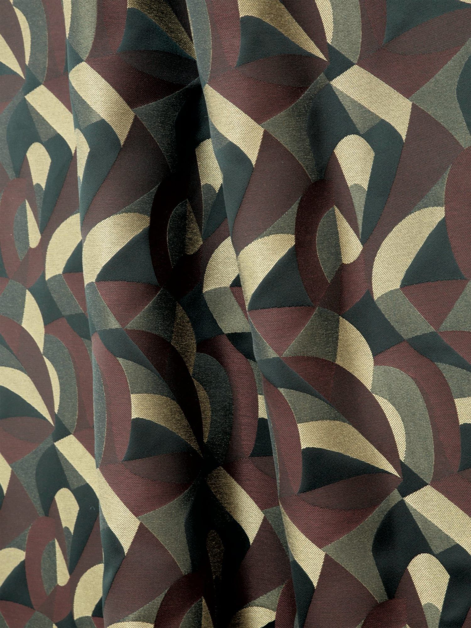 Washable multi-colored Trevira® CS fabric with graphic pattern TCHIN By ...