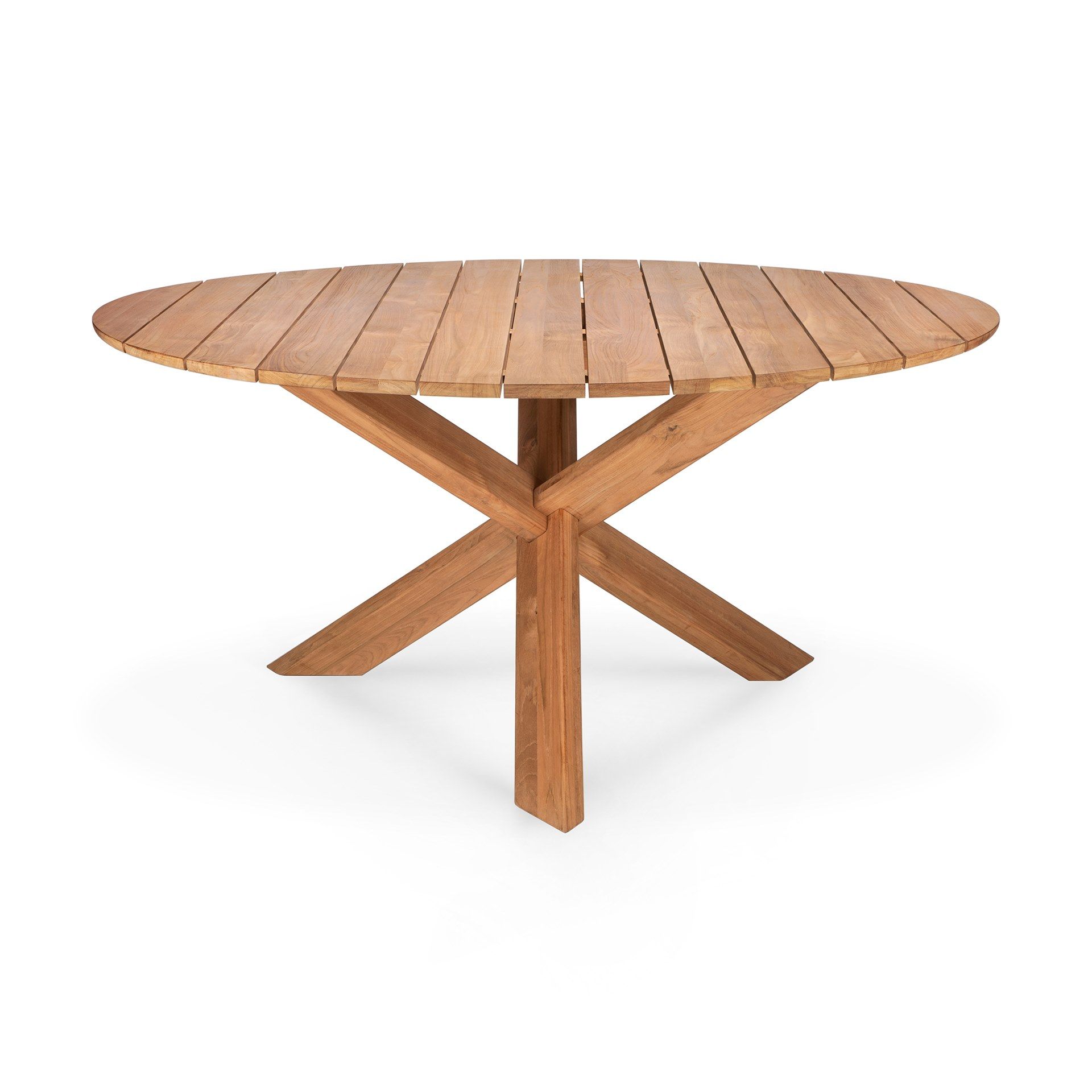 TEAK CIRCLE | Round table By Ethnicraft design Alain Van Havre