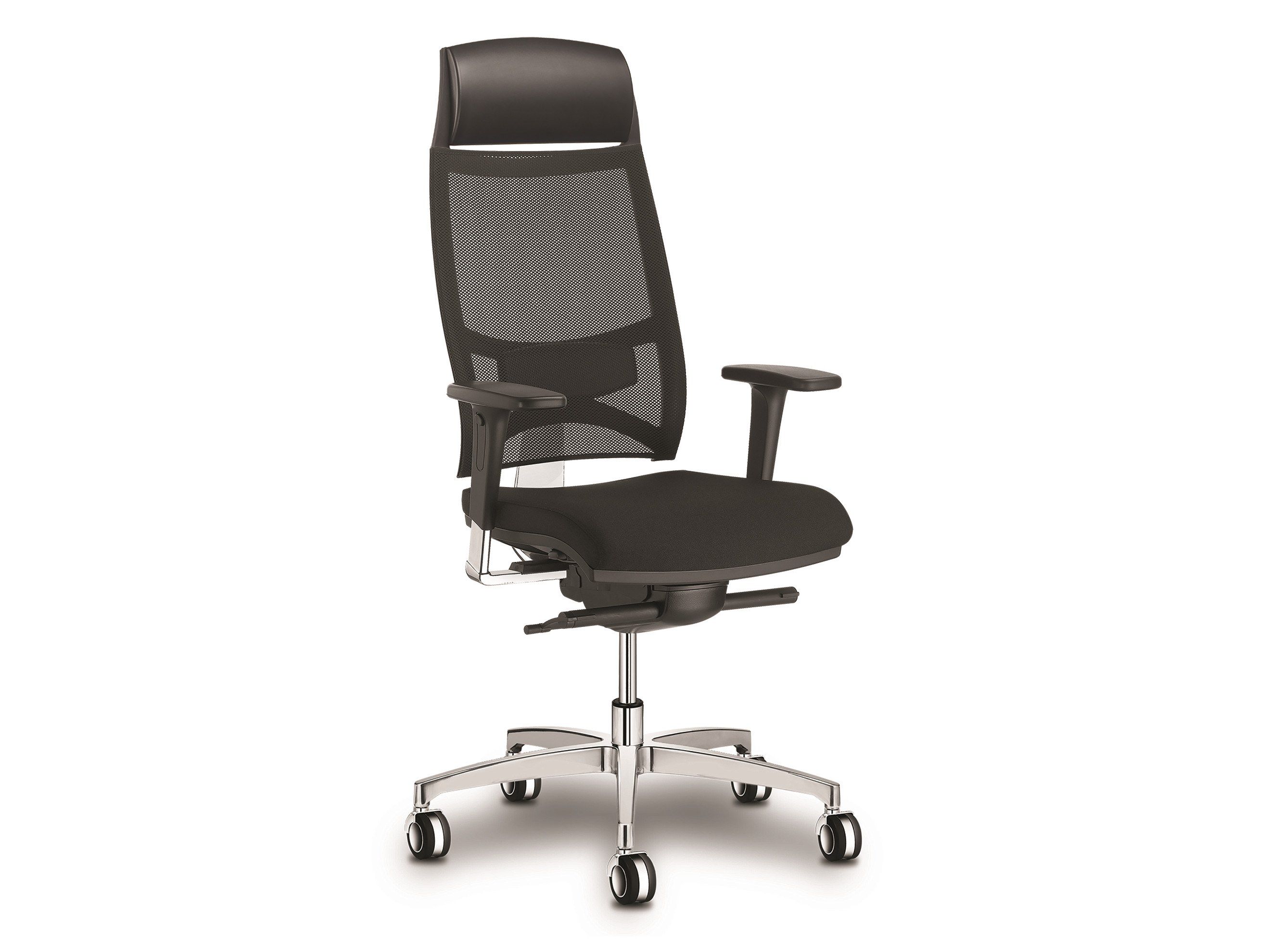 TEAM STRIKE Executive chair with armrests with 5-spoke base By Sitland ...
