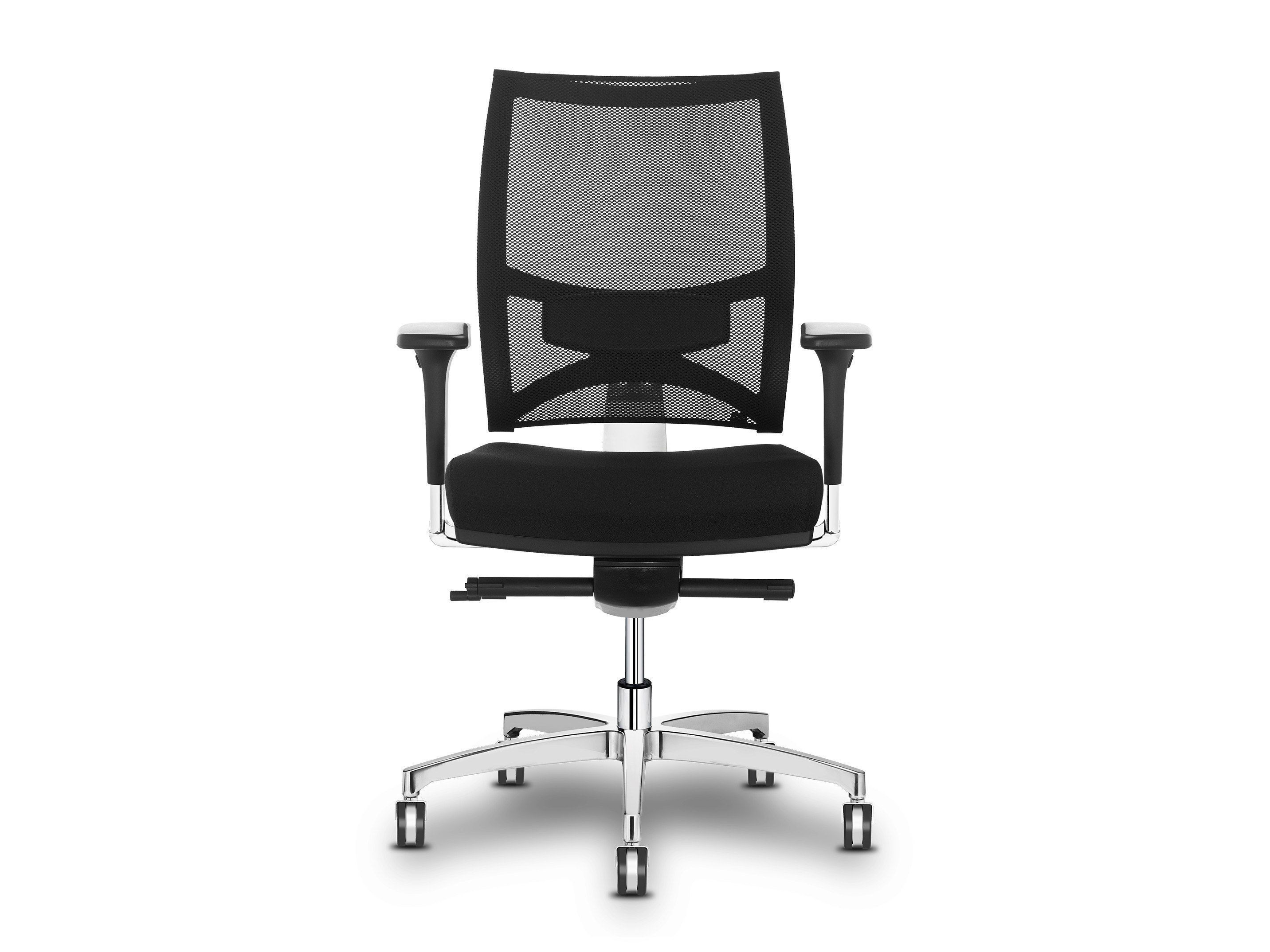 TEAM STRIKE Mesh office chair with 5-Spoke base with armrests By ...