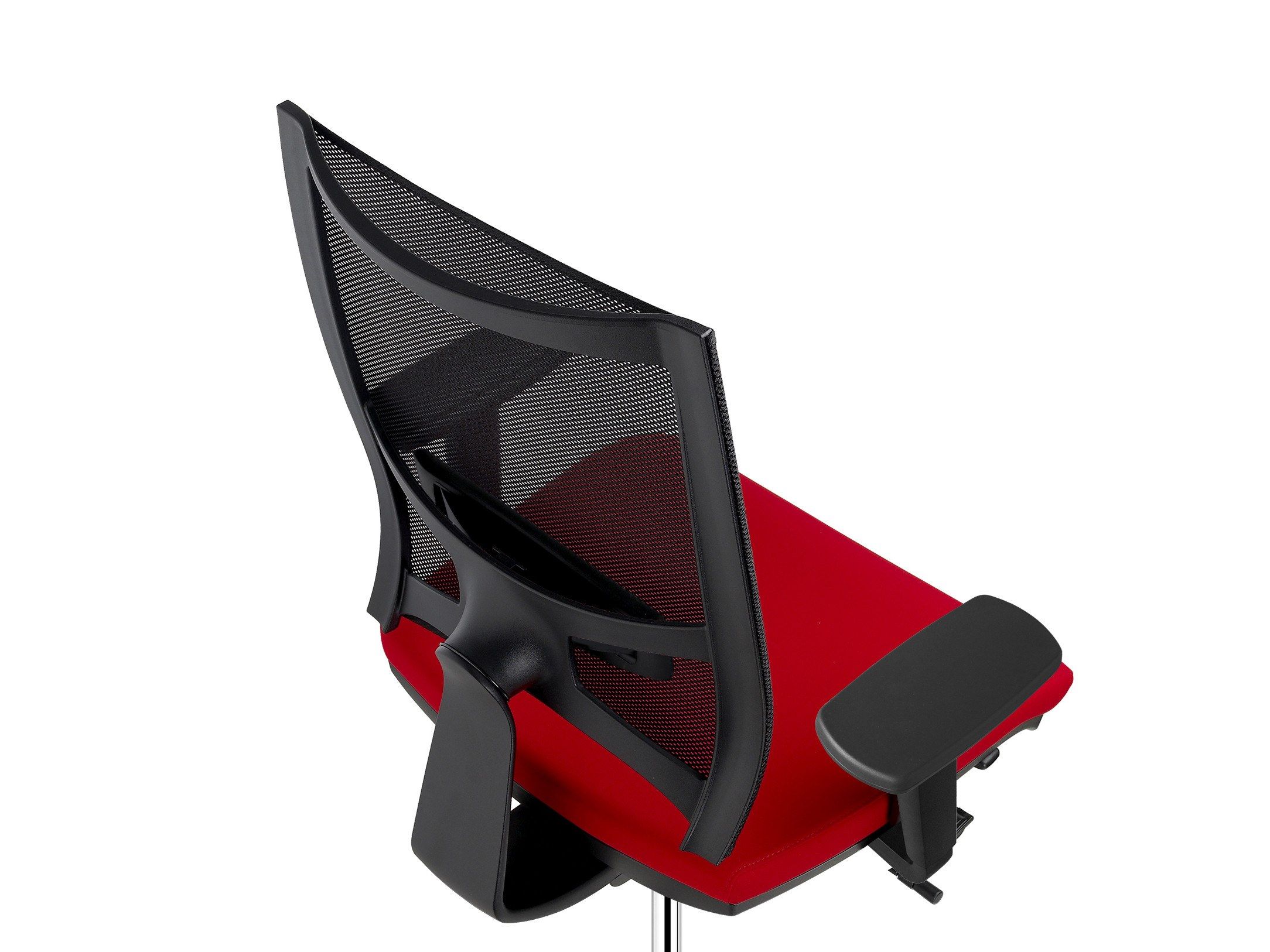 TEAM STRIKE Mesh office chair with 5-Spoke base with armrests By ...