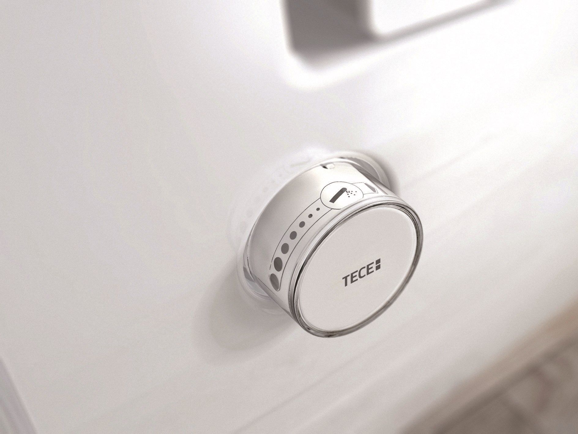 Wall-hung ceramic toilet with bidet TECEone By TECE
