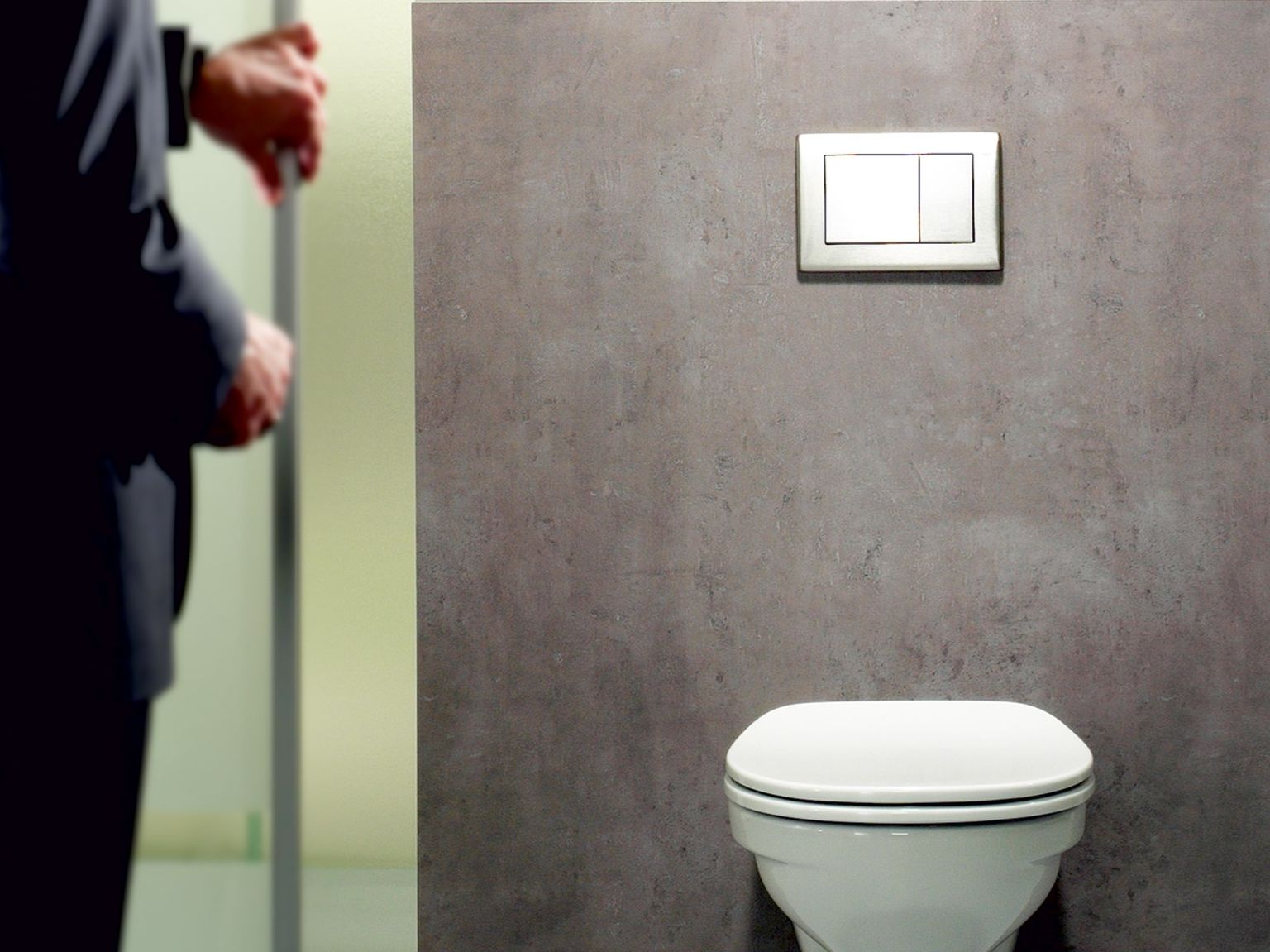 Stainless steel flush plate TECEplanus By TECE