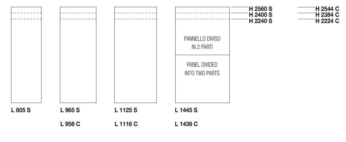 TECNO MATT | Wardrobe with sliding doors By MisuraEmme