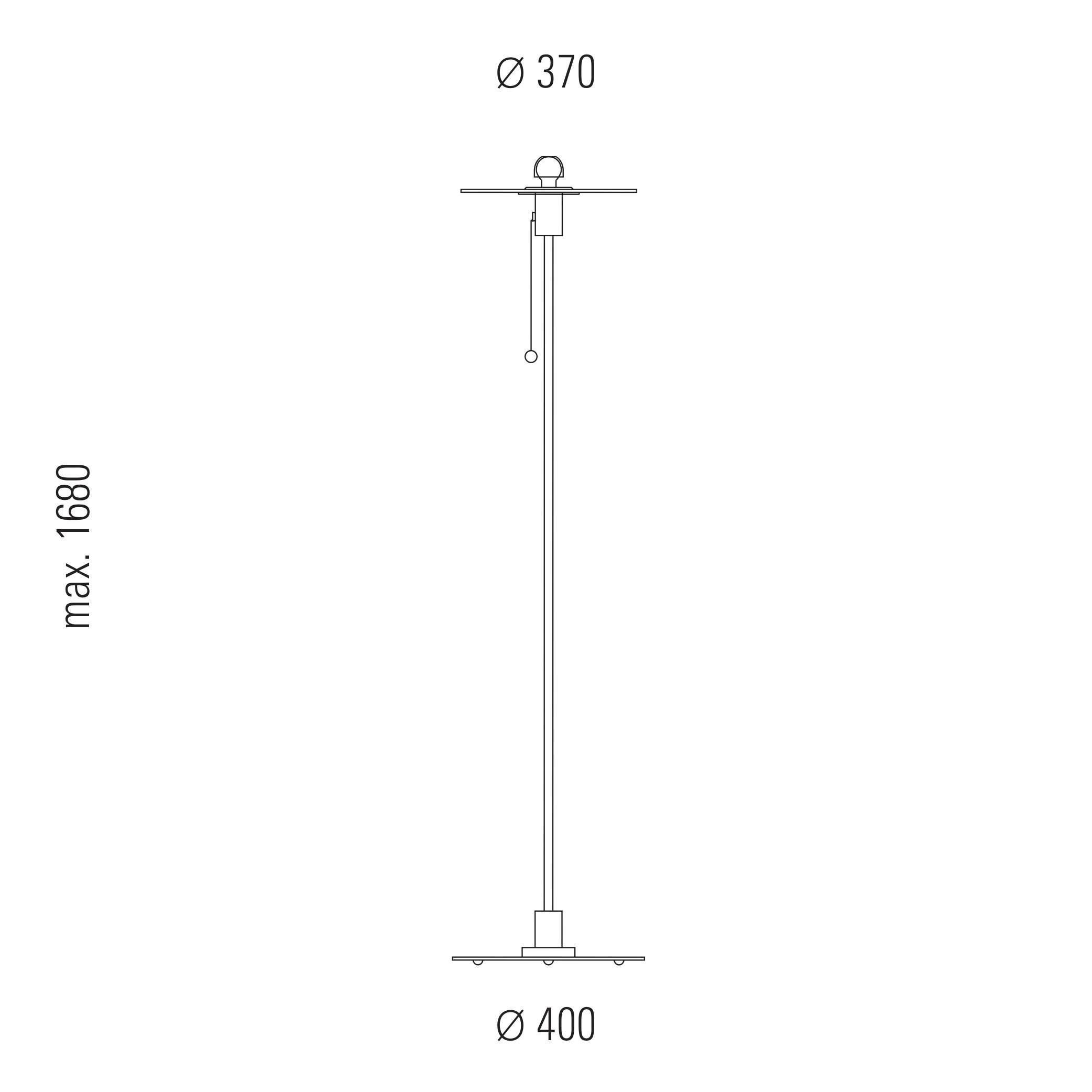 BST 23 Floor lamp By TECNOLUMEN®