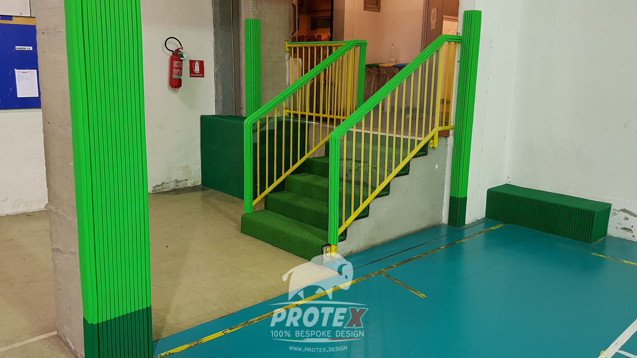 TECNOSOFT COLUMNS / PILLARS Fireproof Ethylene-vinyl acetate Impact ...