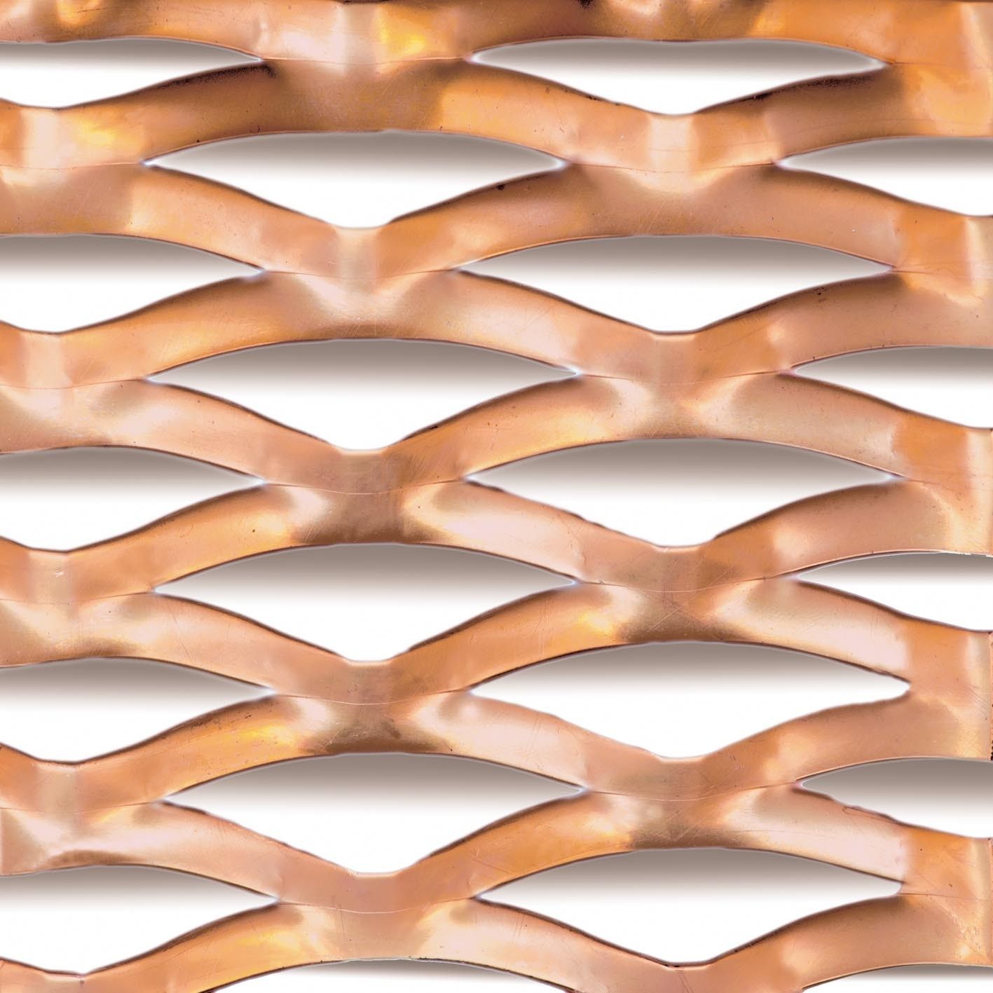 Stretched mesh for facade finish TECU® Design_mesh By KME Architectural ...