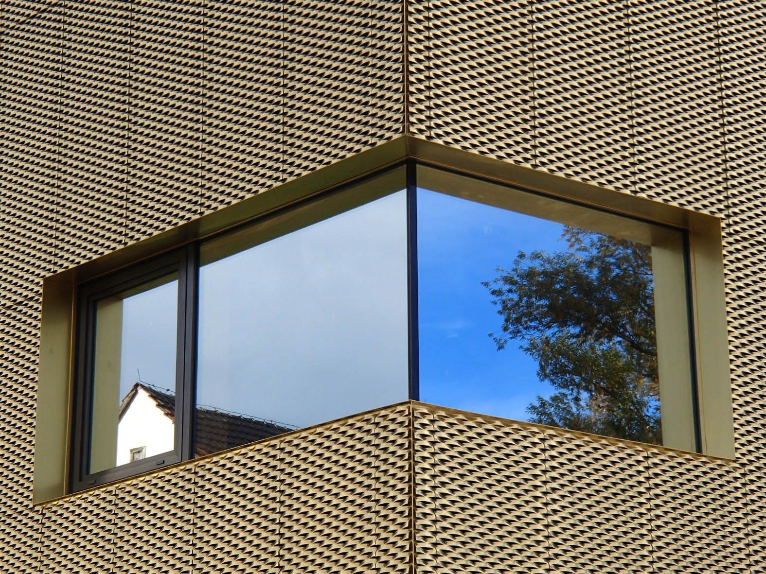 Stretched mesh for facade finish TECU® Design_mesh By KME Architectural ...