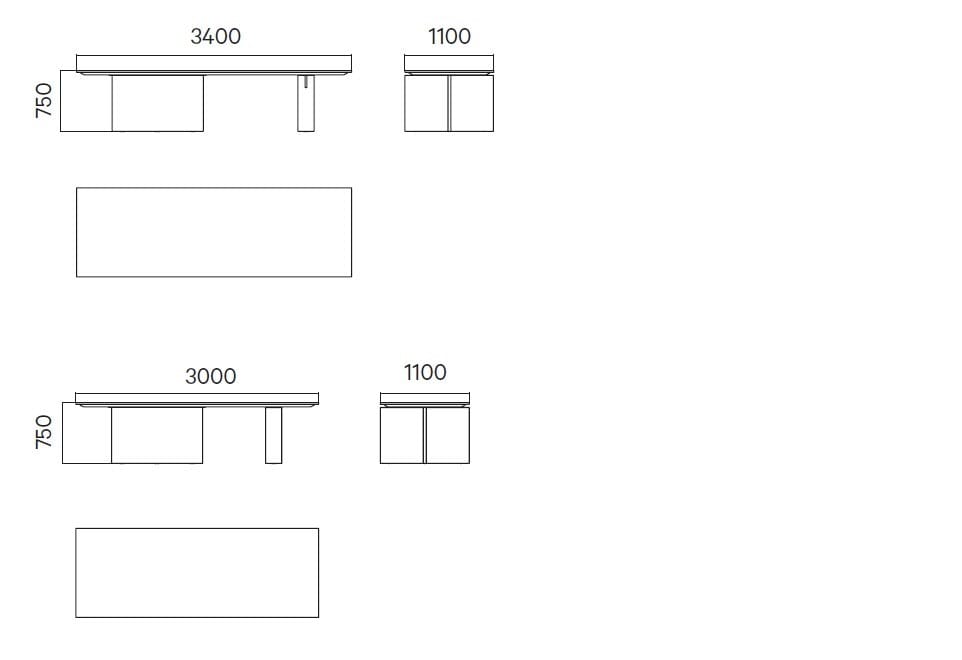 TED 桌子 By Henge | design Hilla Havkin