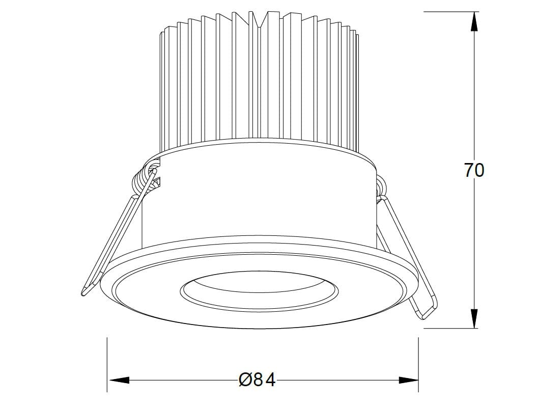 VENUS Recessed LED spotlight By TEKNI-LED