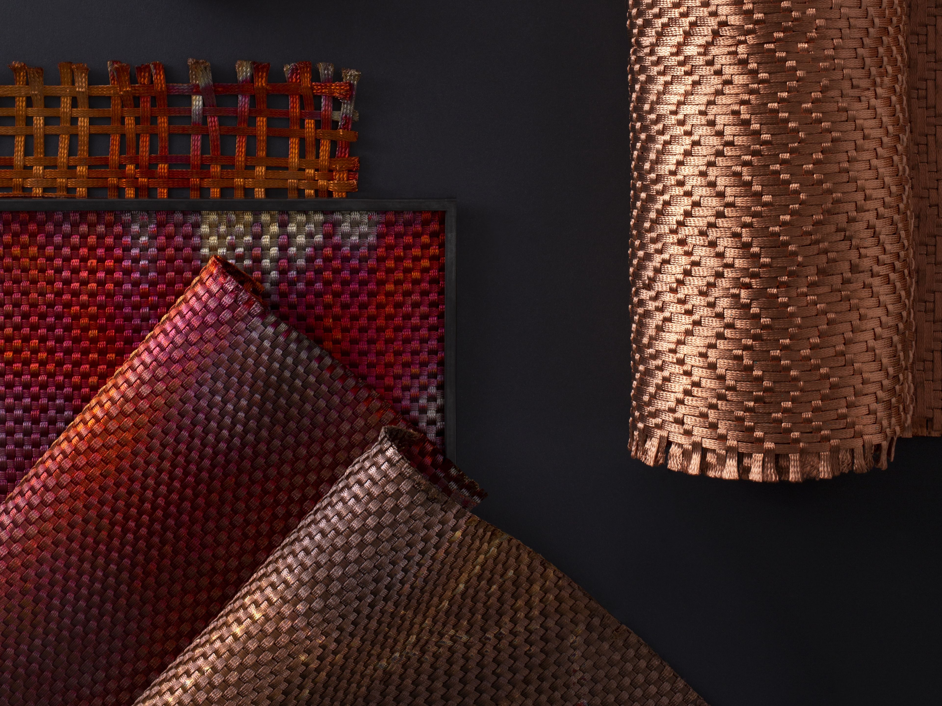 TELA Copper fabric By DE CASTELLI | design Paola Lenti, De Castelli