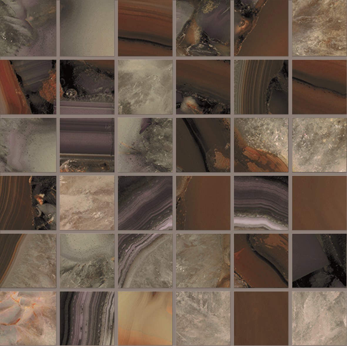 TELE DI MARMO PRECIOUS AGATE BROWN flooring By EmilCeramica