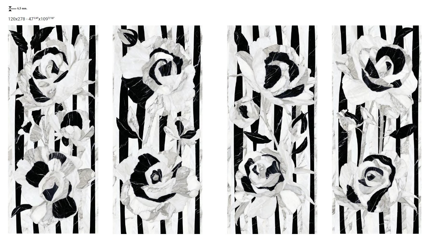 TELE DI MARMO SELECTION TARSIA Porcelain stoneware wall/floor tiles with marble effect By ...