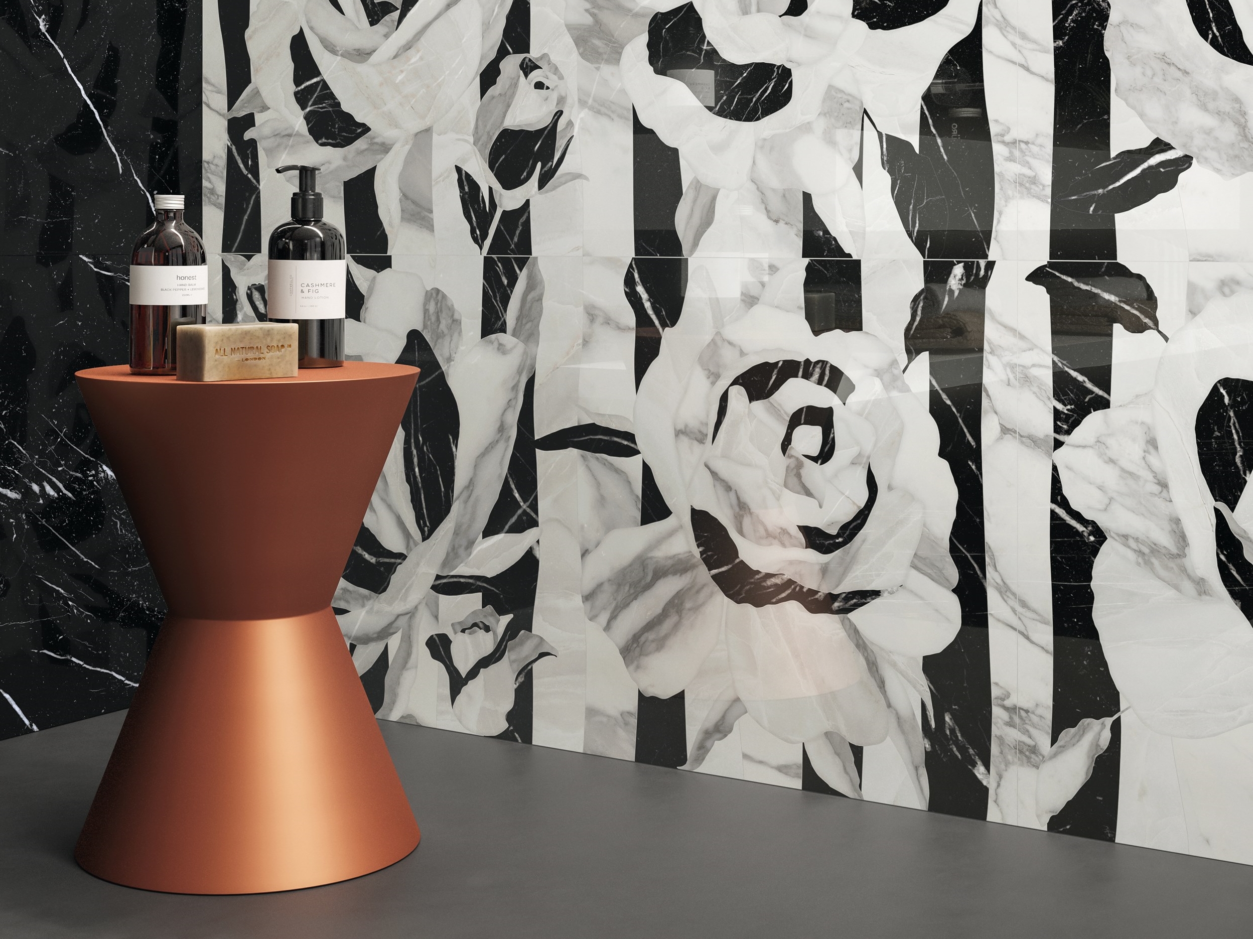 TELE DI MARMO SELECTION TARSIA Porcelain stoneware wall/floor tiles with marble effect By ...