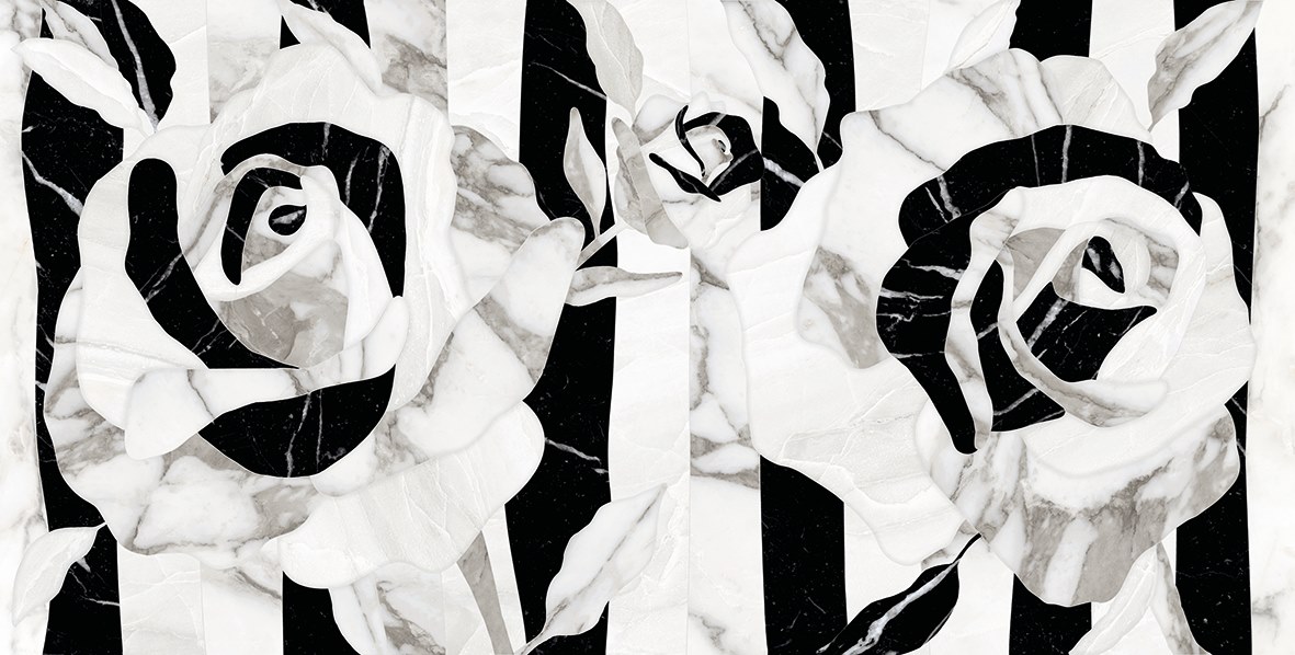 TELE DI MARMO SELECTION TARSIA Porcelain stoneware wall/floor tiles with marble effect By ...