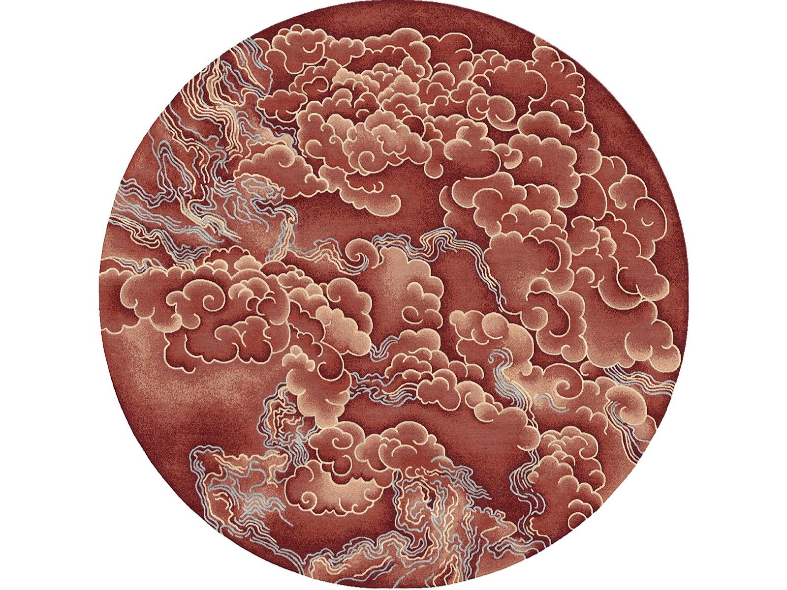 TEMPEST FLAME rug By Tapis Rouge