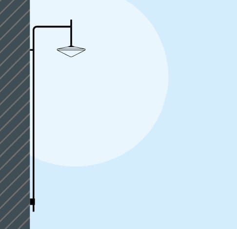 TEMPO 5766_5767 lampada da parete By Vibia