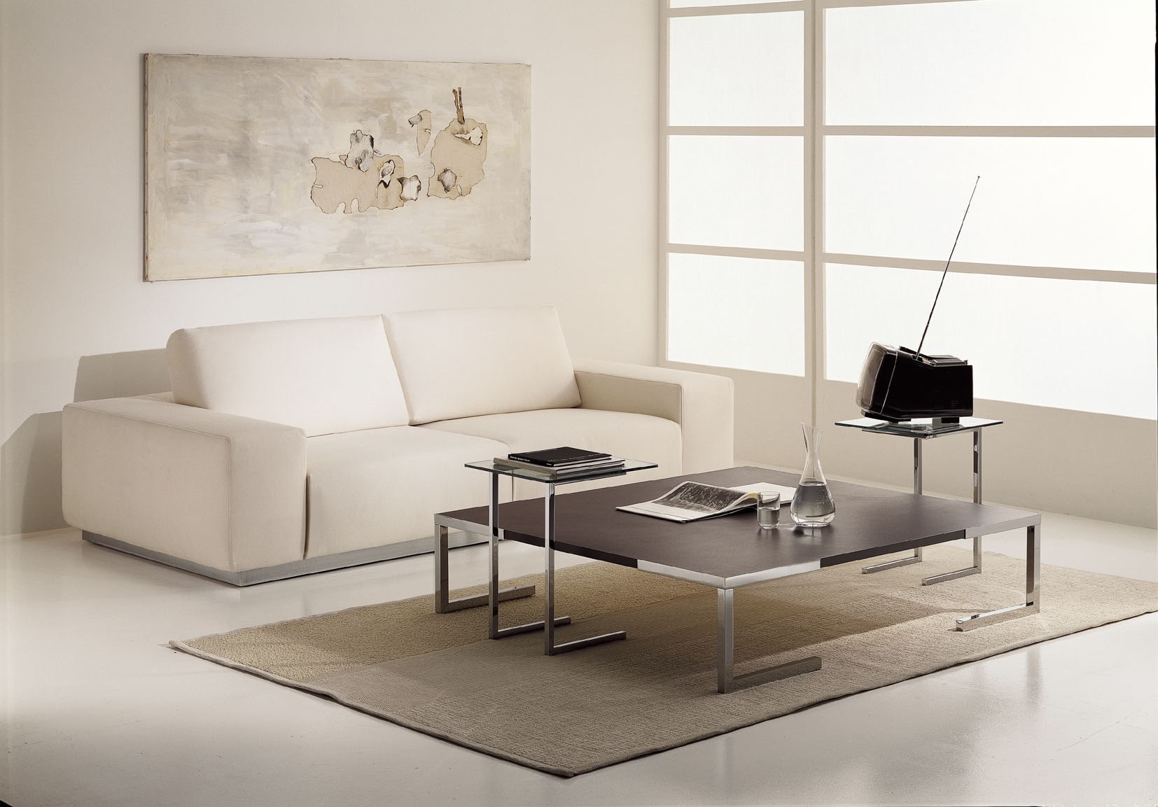 TEMPURA | Coffee table Square steel and wood coffee table By F.lli ...