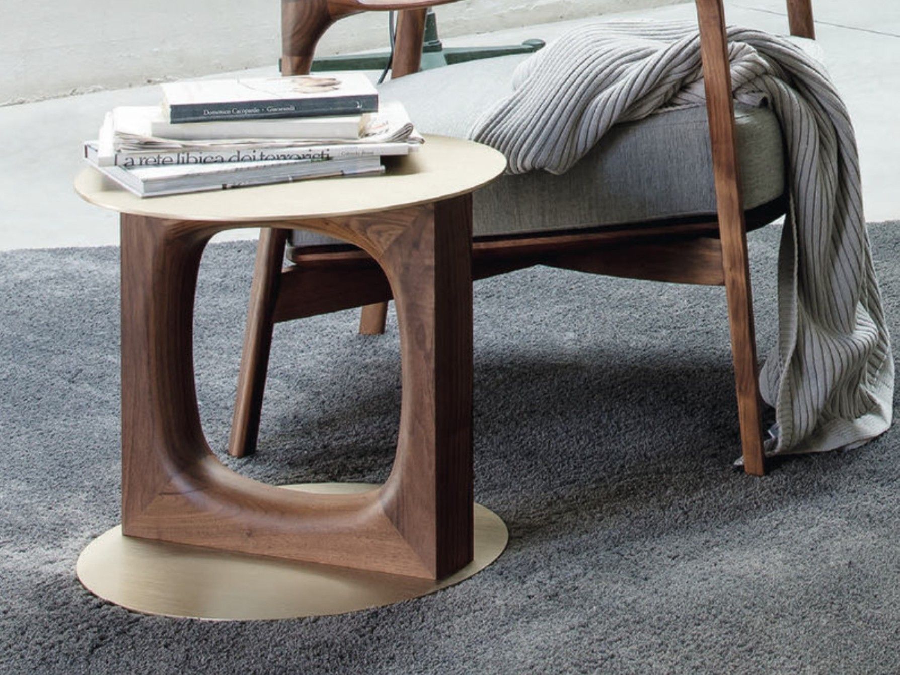 TENCO Brass coffee table and solid wood structure By Porada | design ...