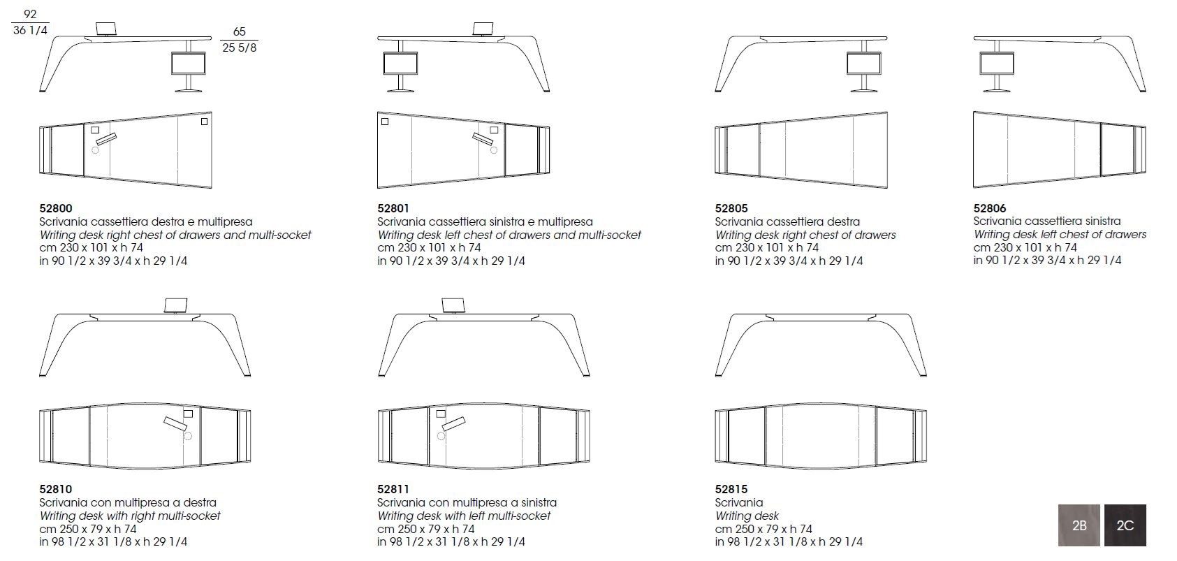 TENET Writing desk By Giorgetti | design Massimo Scolari