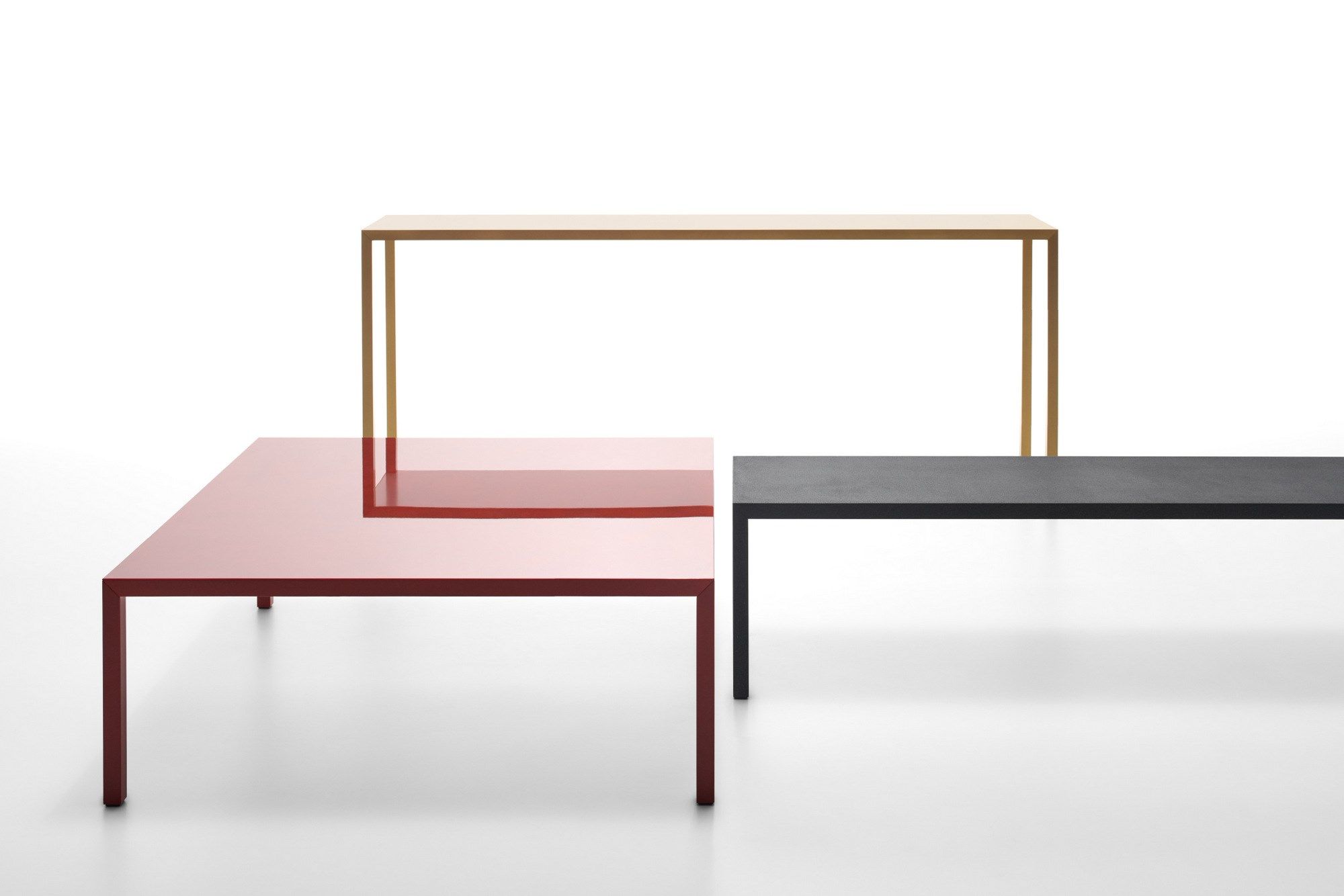 TENSE MATERIAL | Brass table By MDF Italia design Piergiorgio Cazzaniga ...