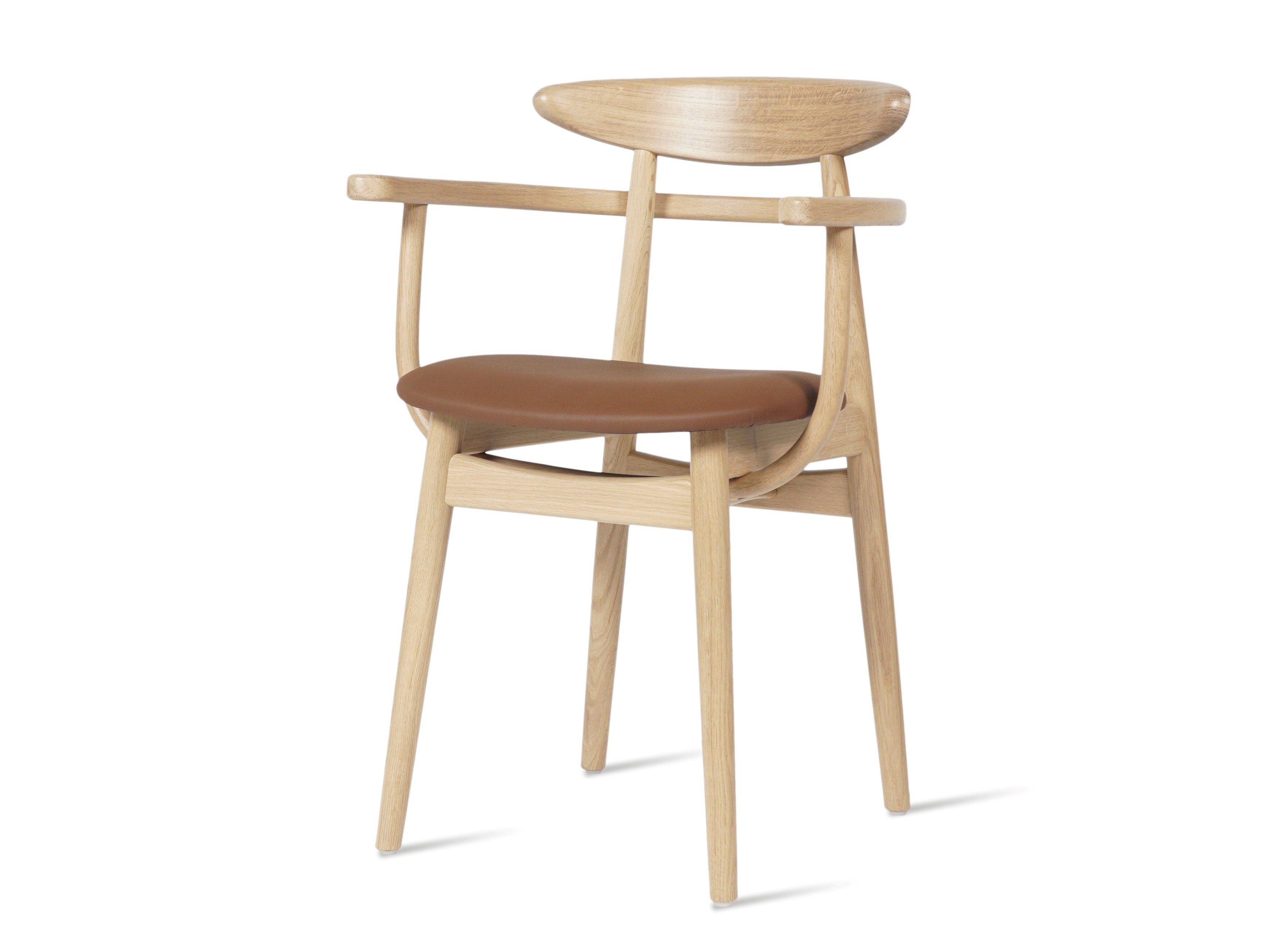 TEO Beech chair with armrests By Vincent Sheppard
