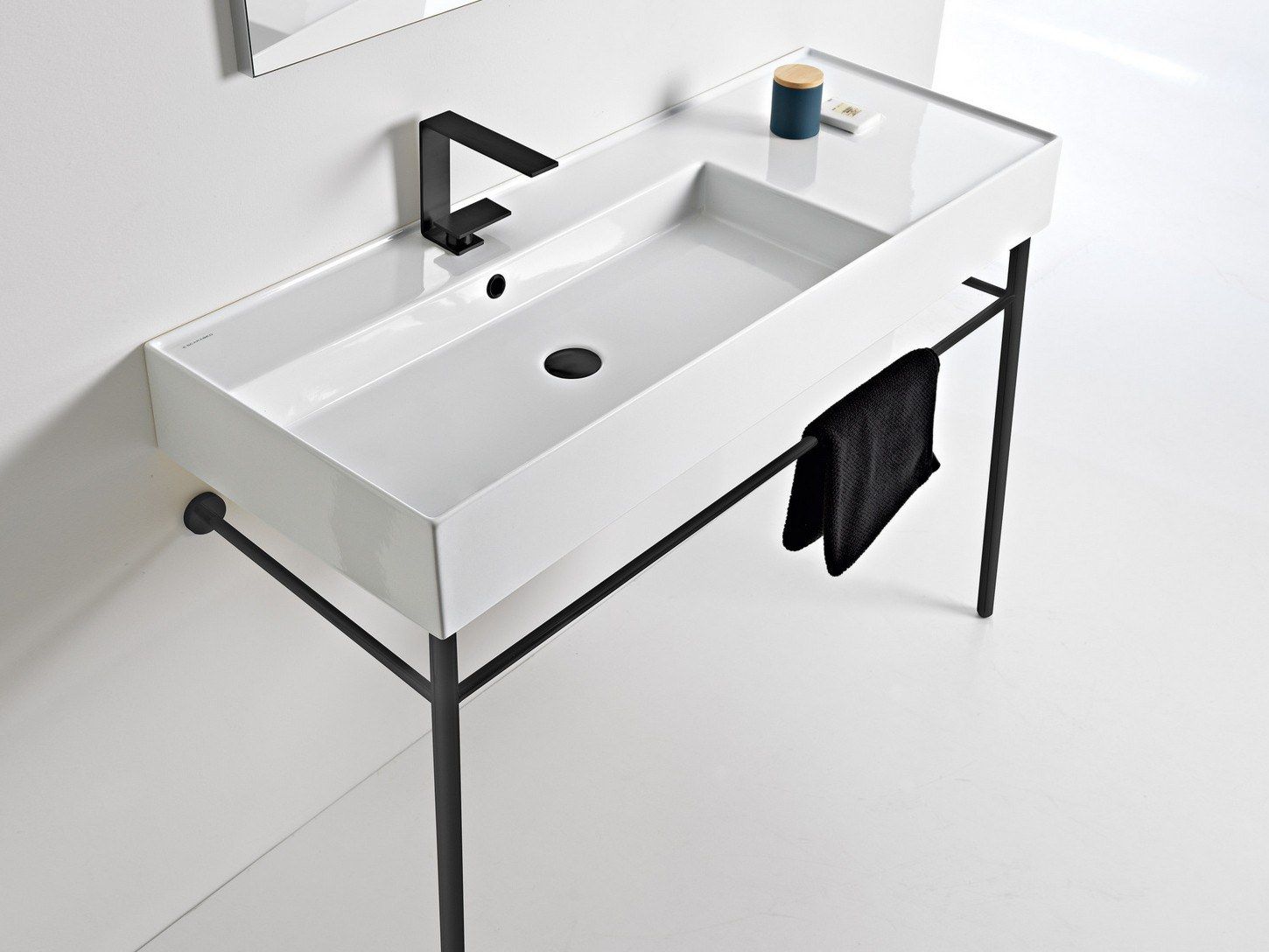 TEOREMA 2.0 Console ceramic washbasin By Scarabeo Ceramiche | design ...