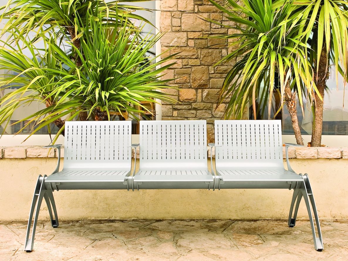 TERMINAL | Steel beam seating By ALMA DESIGN design Nicola Cacco