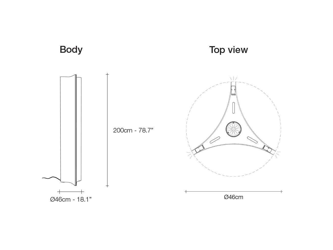 STANLEY Floor lamp By TERZANI