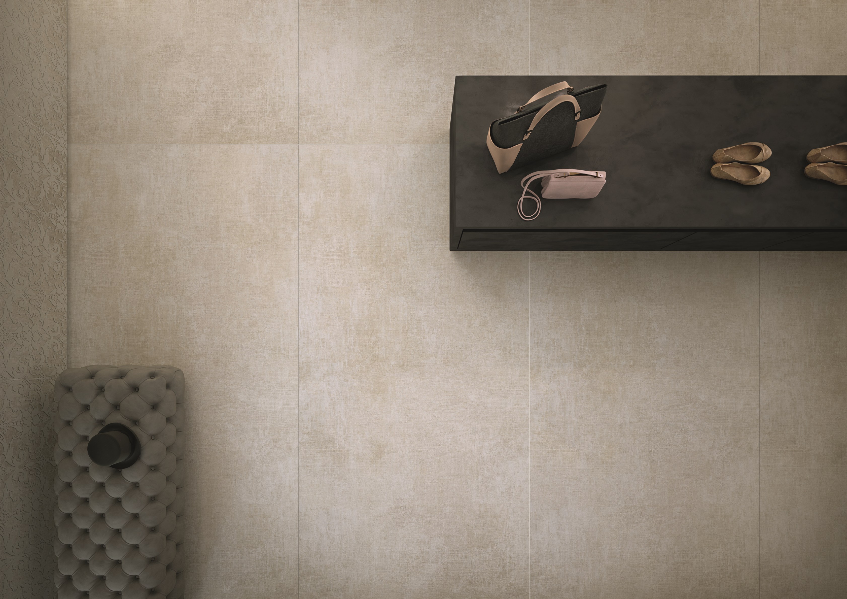 Porcelain stoneware wall/floor tiles with textile effect TESORI By ...
