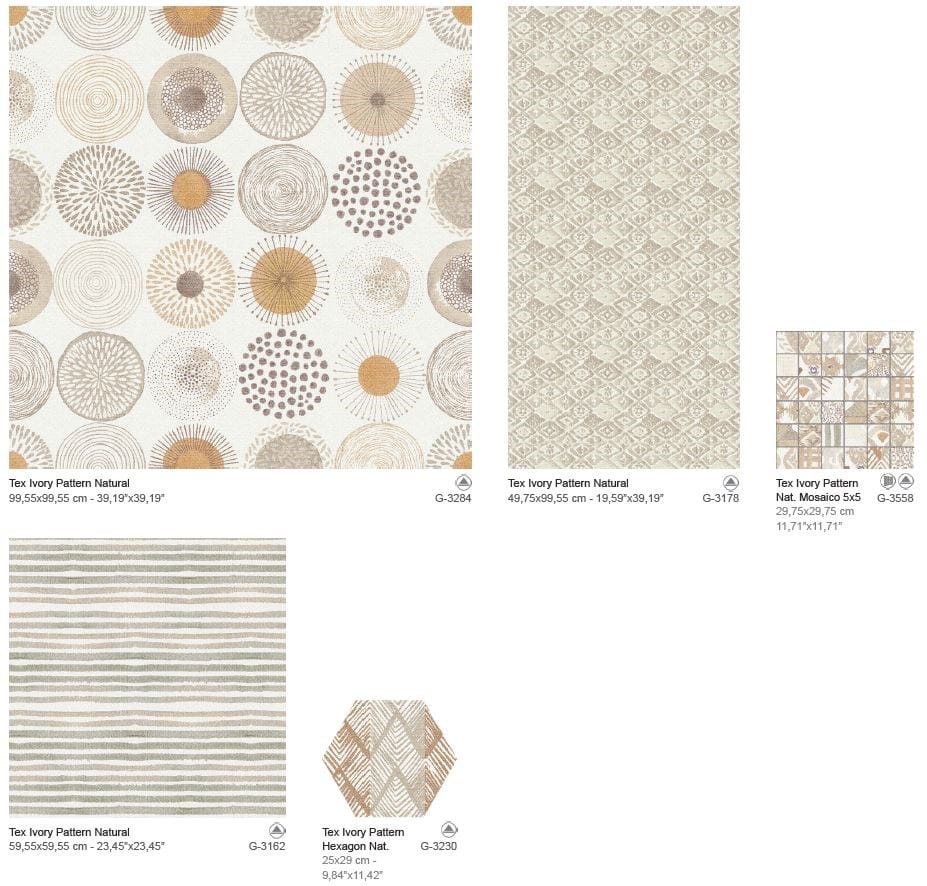 Porcelain flooring with textile effect TEX TEX Collection By Aparici