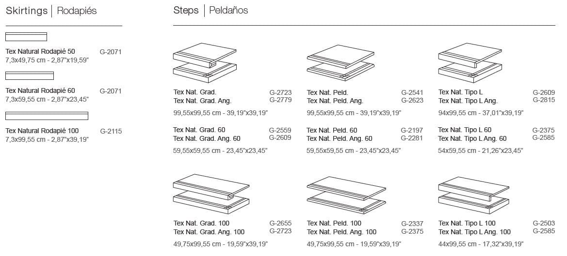Porcelain flooring with textile effect TEX TEX Collection By Aparici