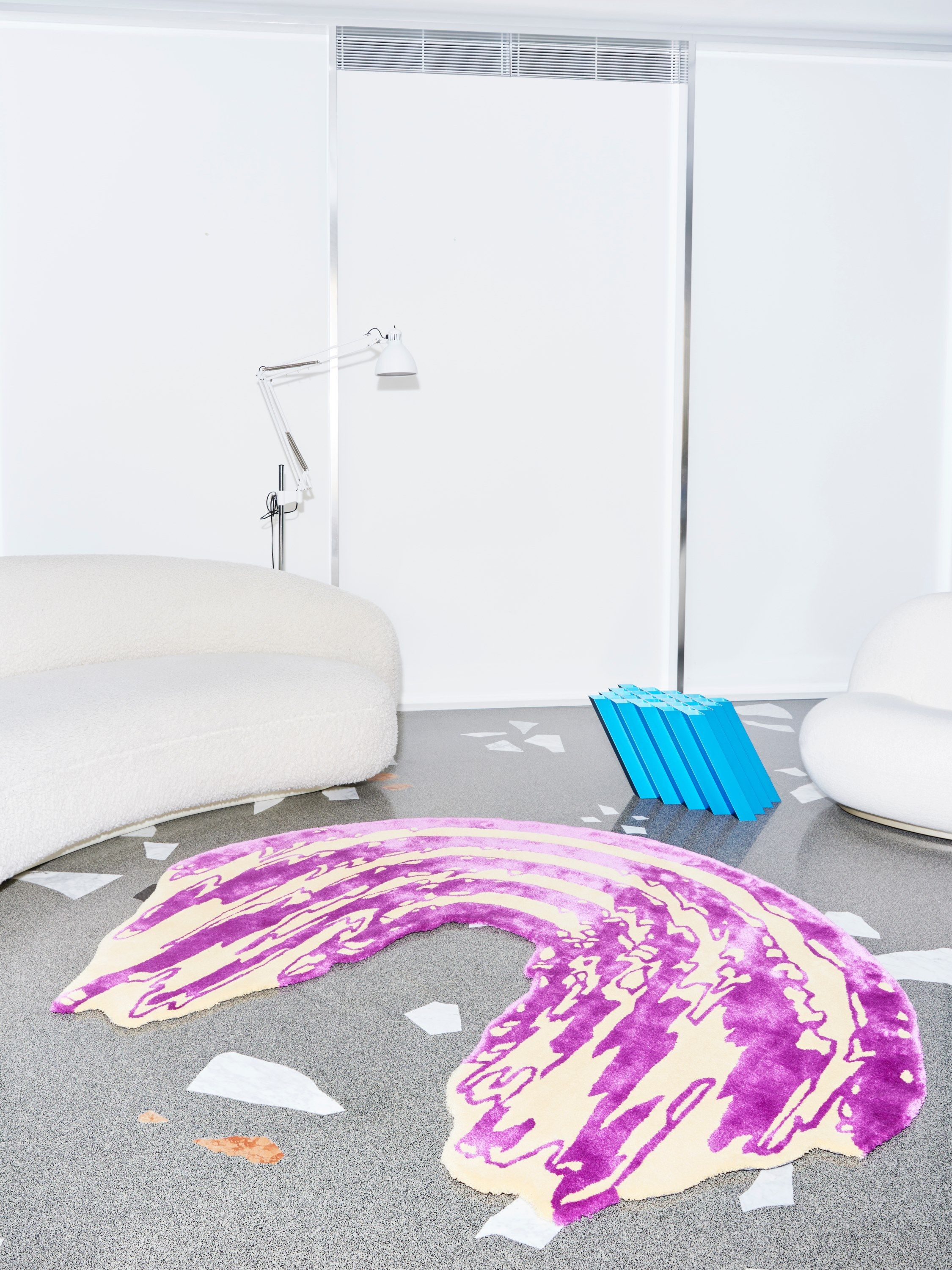 TFIL 04 - PINK ORCHID PLAIN rug By Carpet Edition