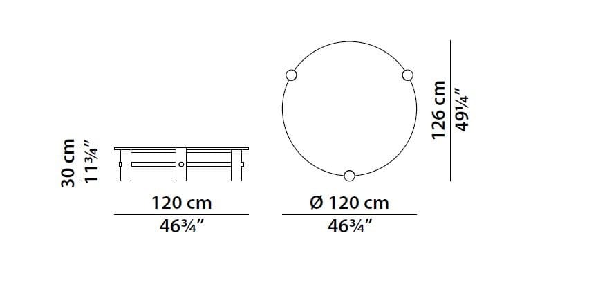 THALATHA Coffee table By Baxter | design Studiopepe